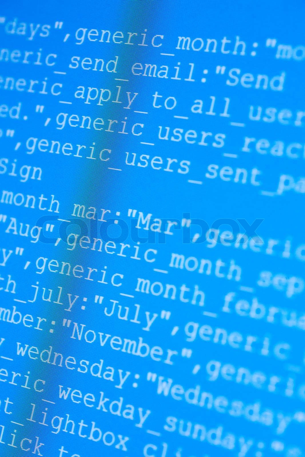 HTML-Codes | Stock Bild | Colourbox