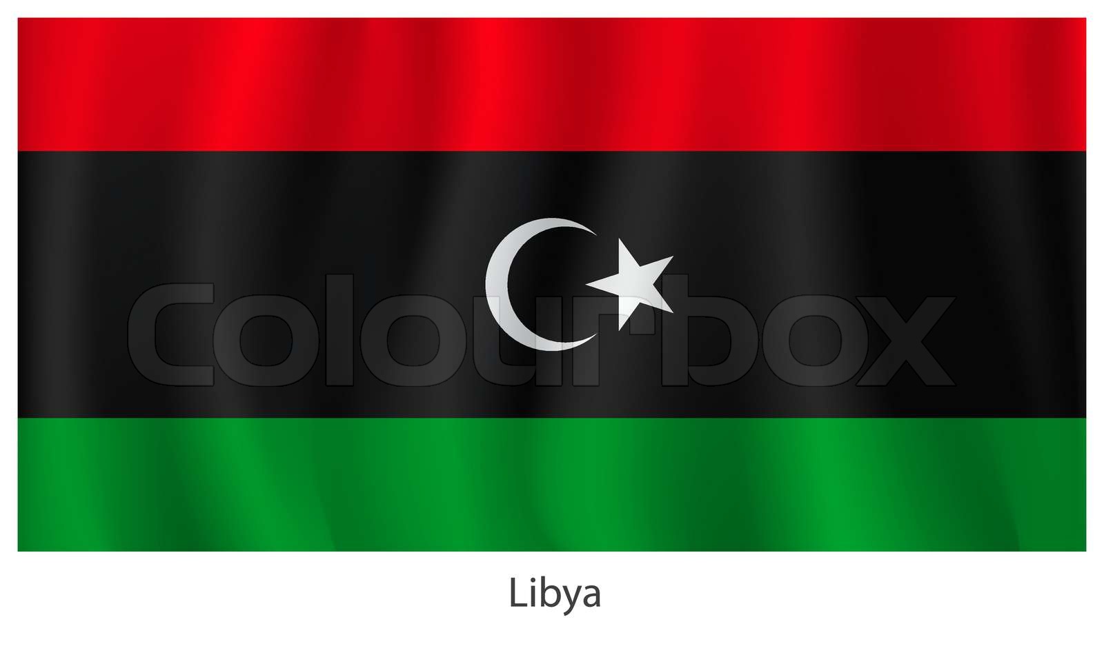 Libya flag | Stock vector | Colourbox