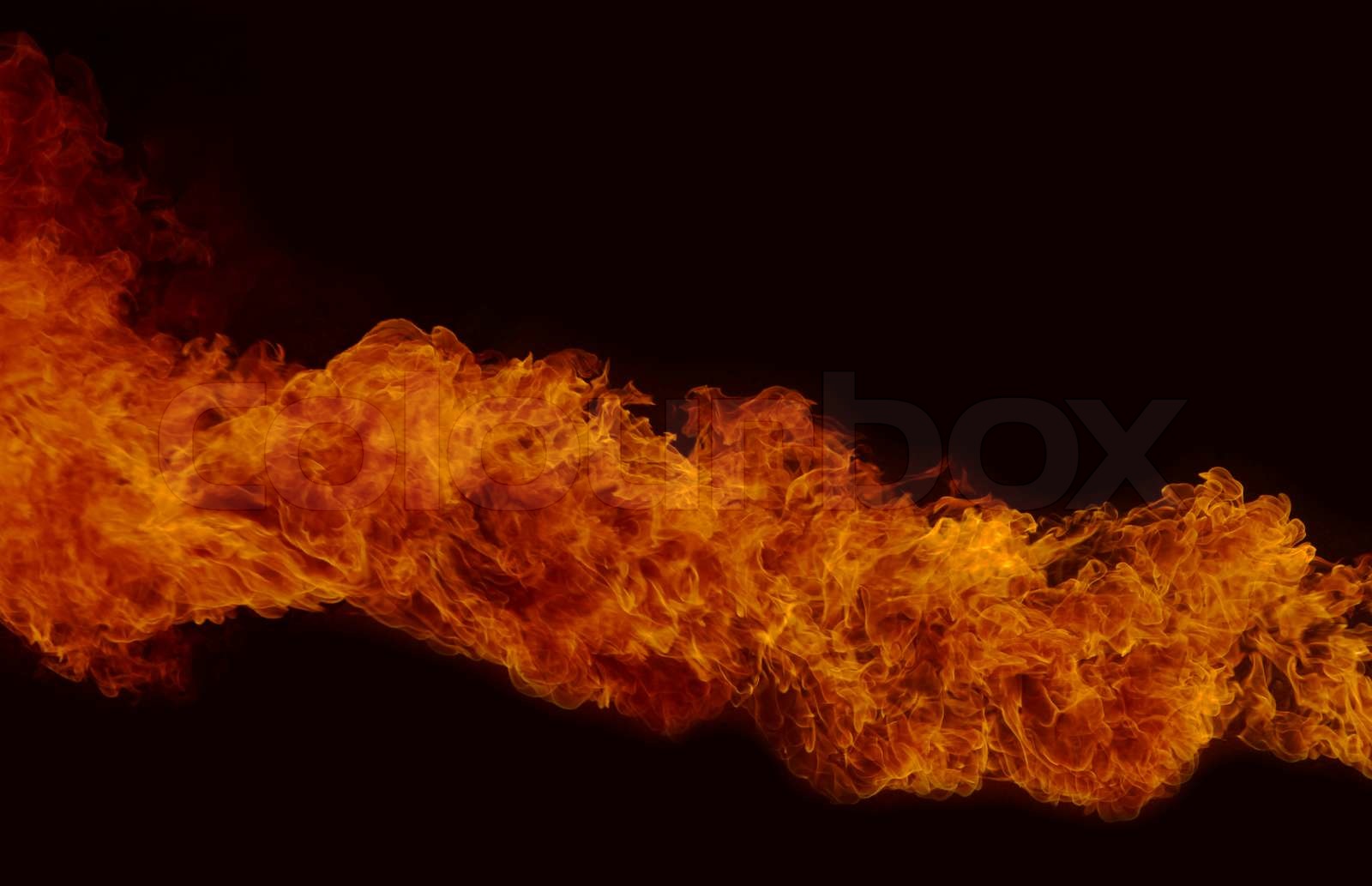 Feuer Explosion, Feuer Blaze flamesbackground | Stock Bild | Colourbox