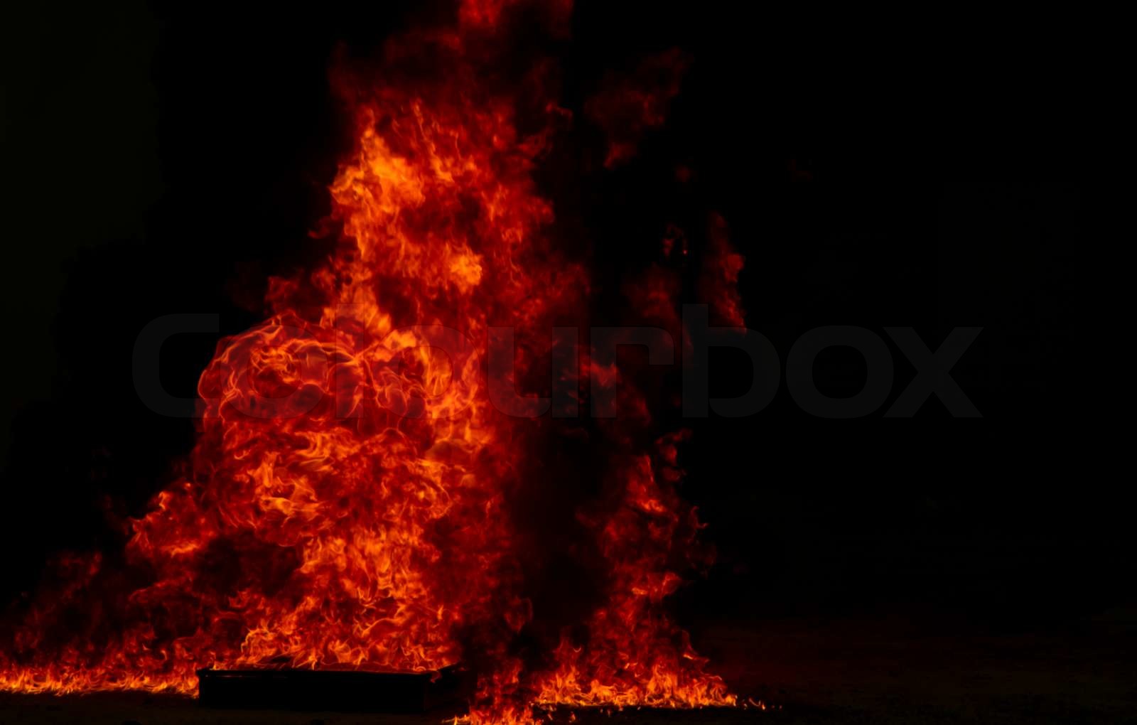 Blaze Fire flamesbackground | Stock image | Colourbox