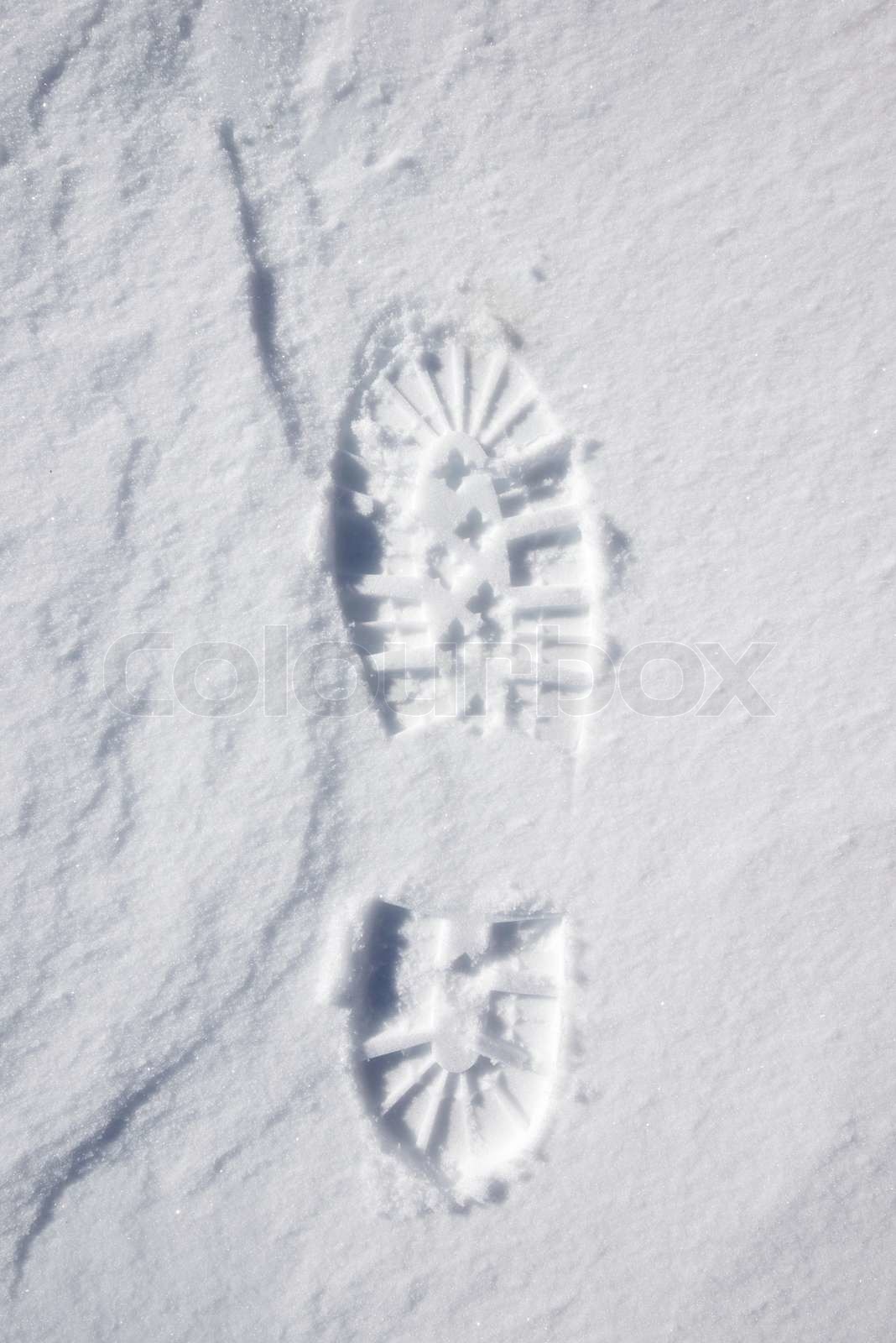 footprint | Stock image | Colourbox