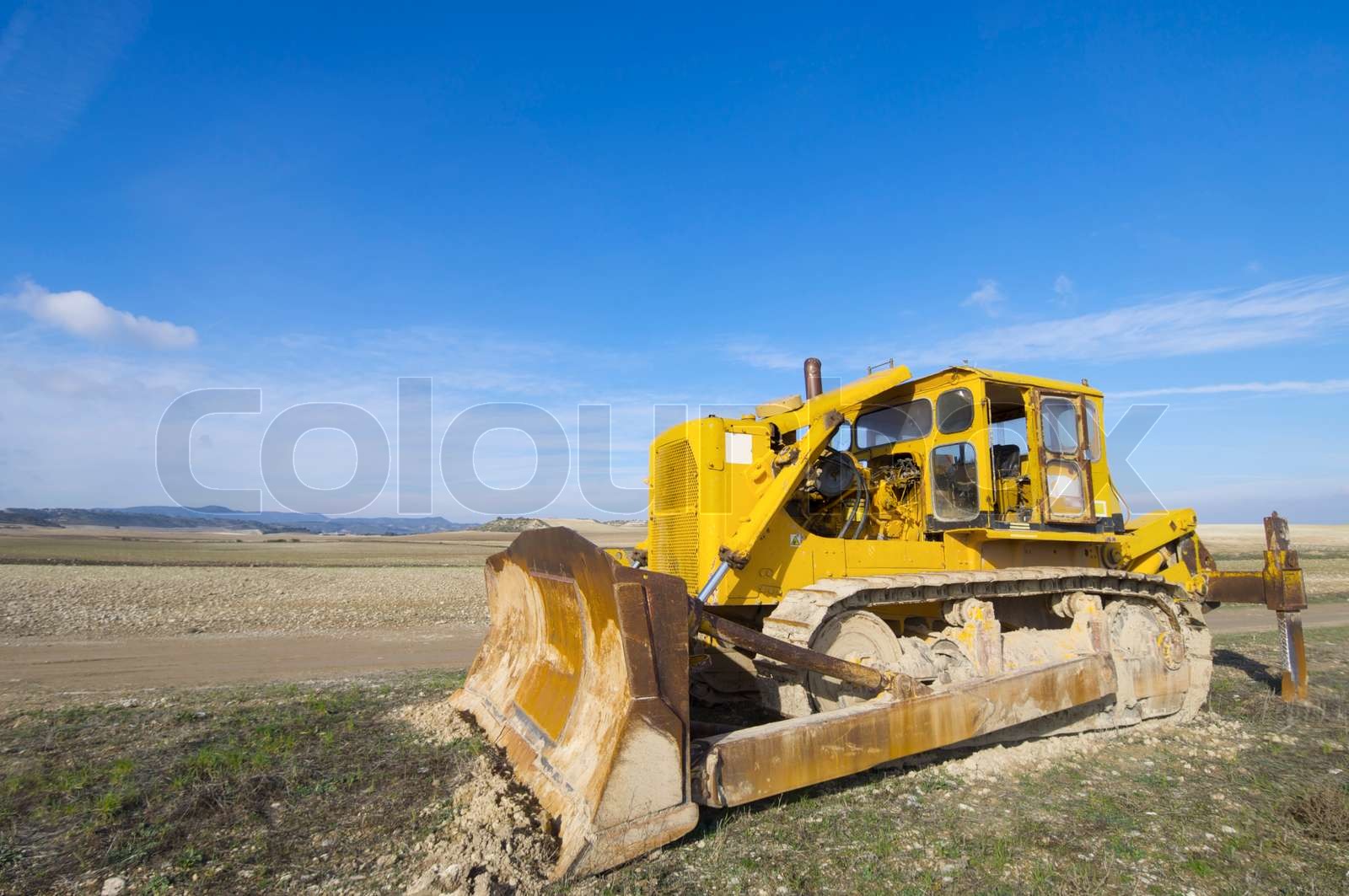 bulldozer | Stock image | Colourbox