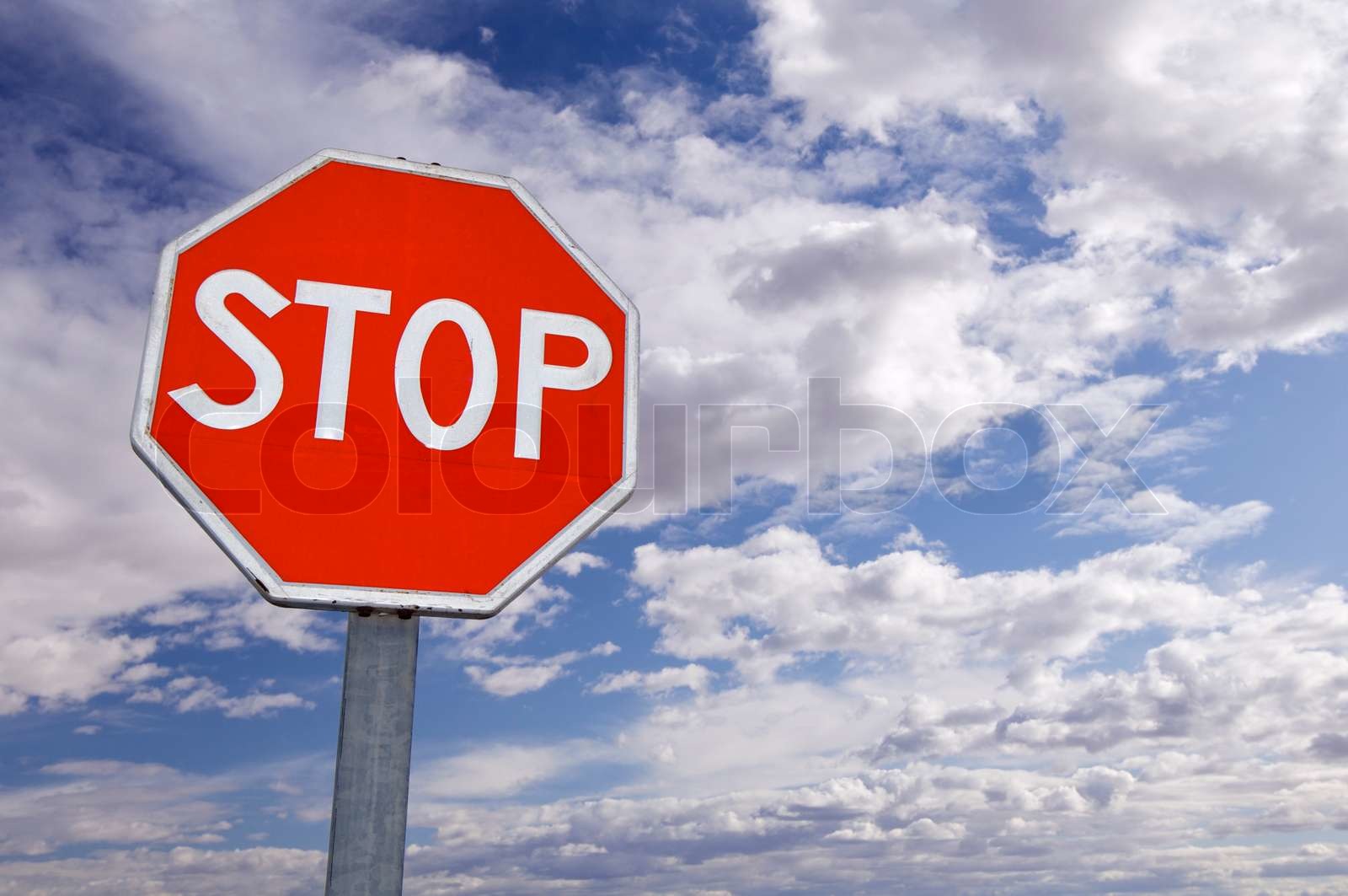 stop | Stock image | Colourbox