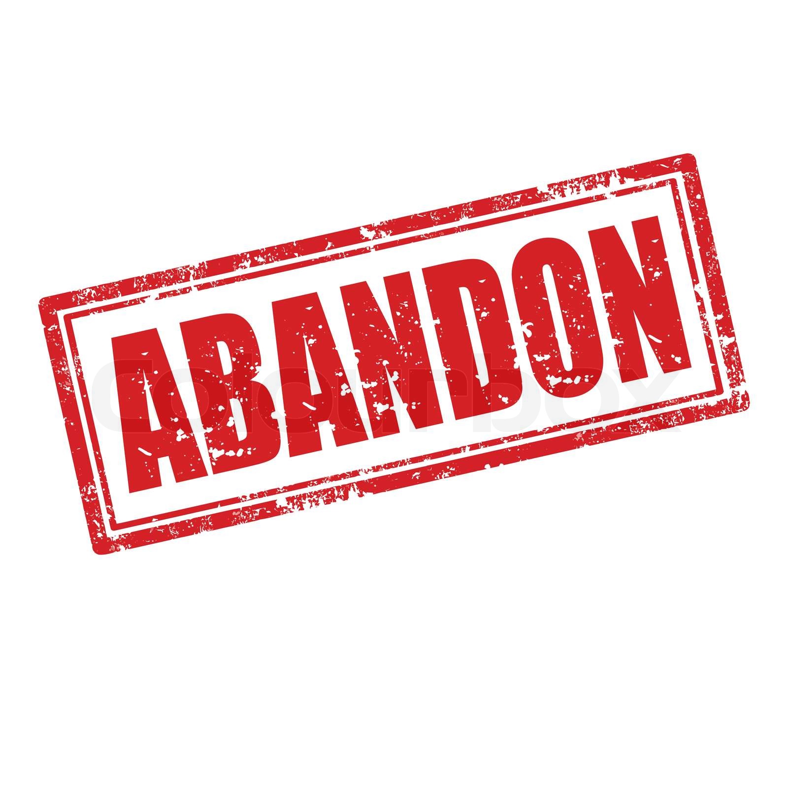 Abandon stamp Stock Vector Colourbox Abandon stamp Stock Vector Colourbox
