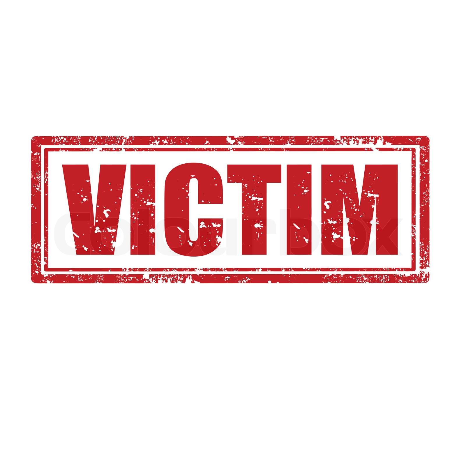 Victim-stamp | Stock vector | Colourbox