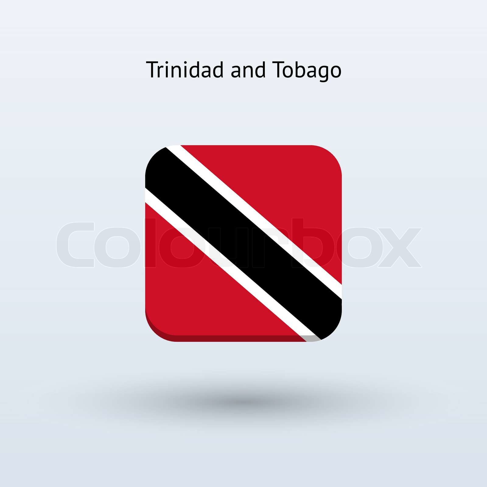 Trinidad and Tobago flag icon | Stock vector | Colourbox