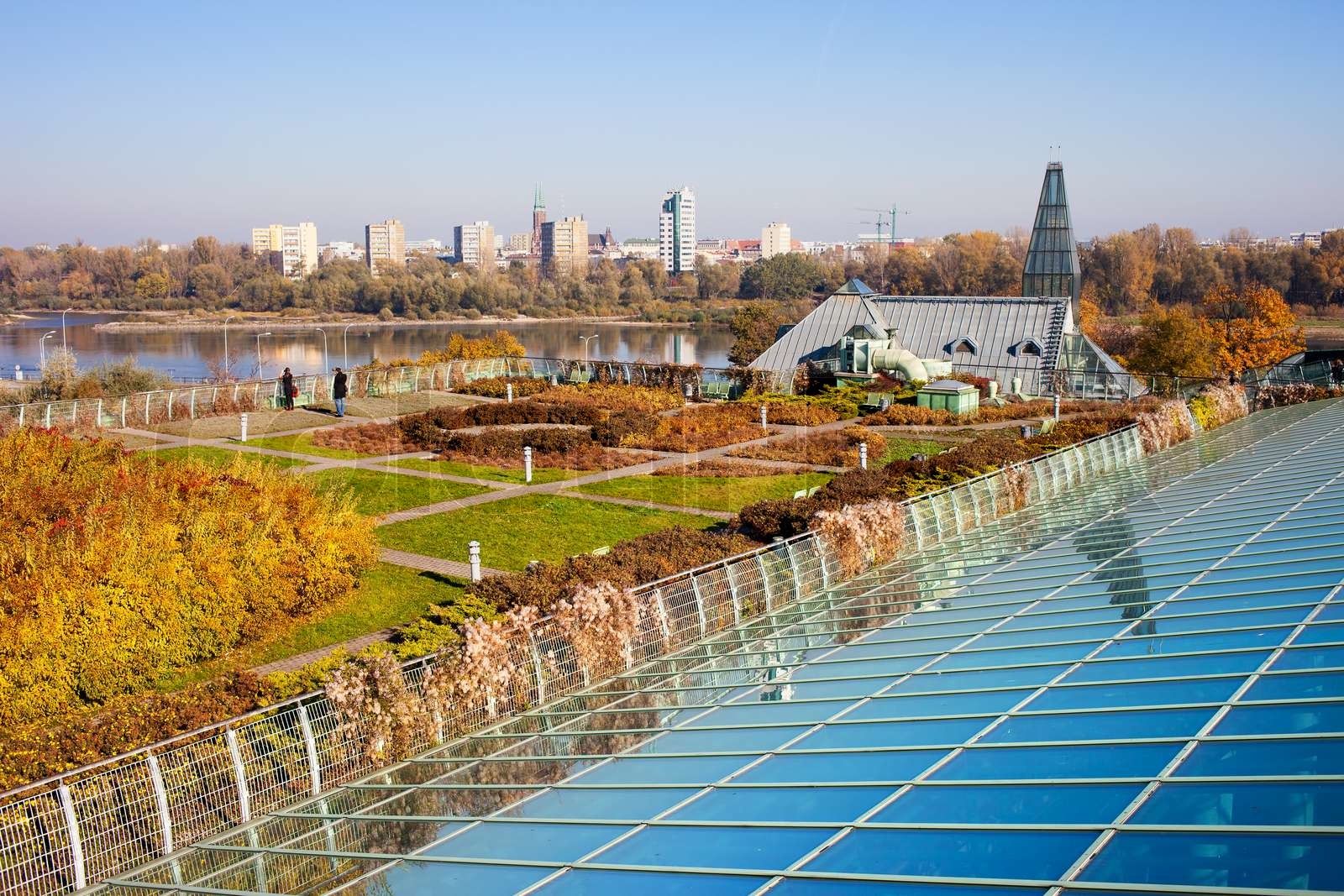 Warsaw University Library Roof Garden | Stock image | Colourbox