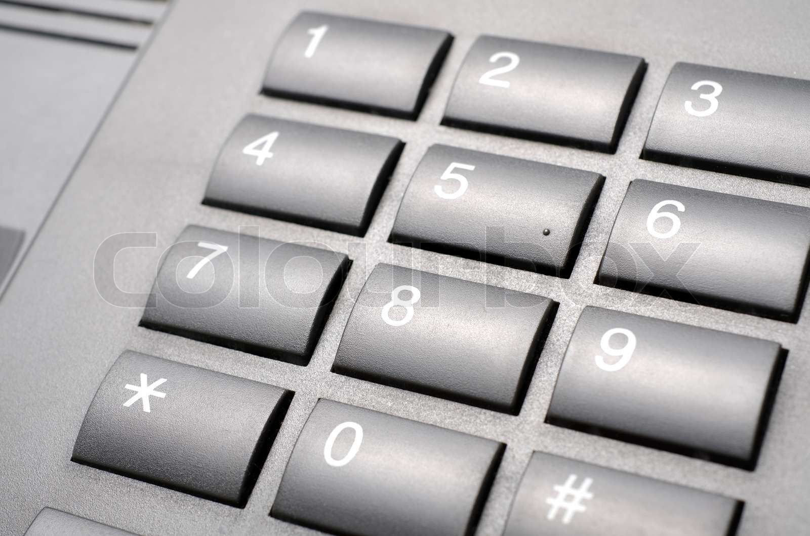 telephone keypad | Stock image | Colourbox