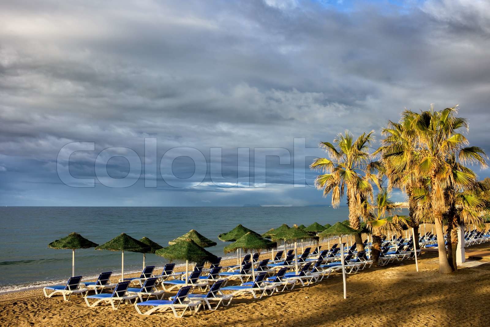 Strand in Marbella | Stock Bild | Colourbox