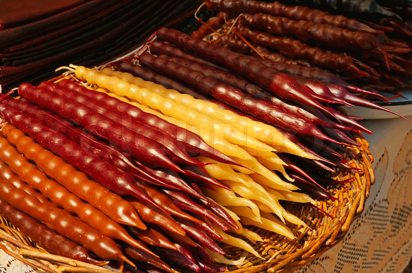Churchkhela at market | Stock image | Colourbox