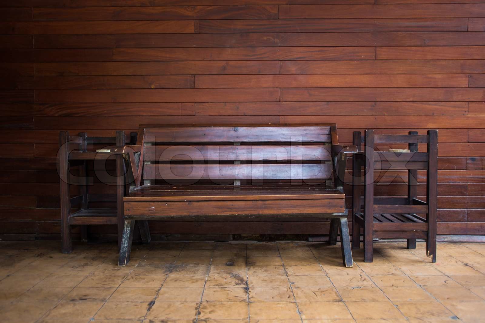 Wooden chair portrait | Stock image | Colourbox