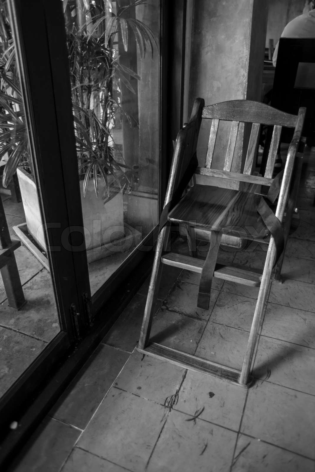 Wooden chair portrait | Stock image | Colourbox