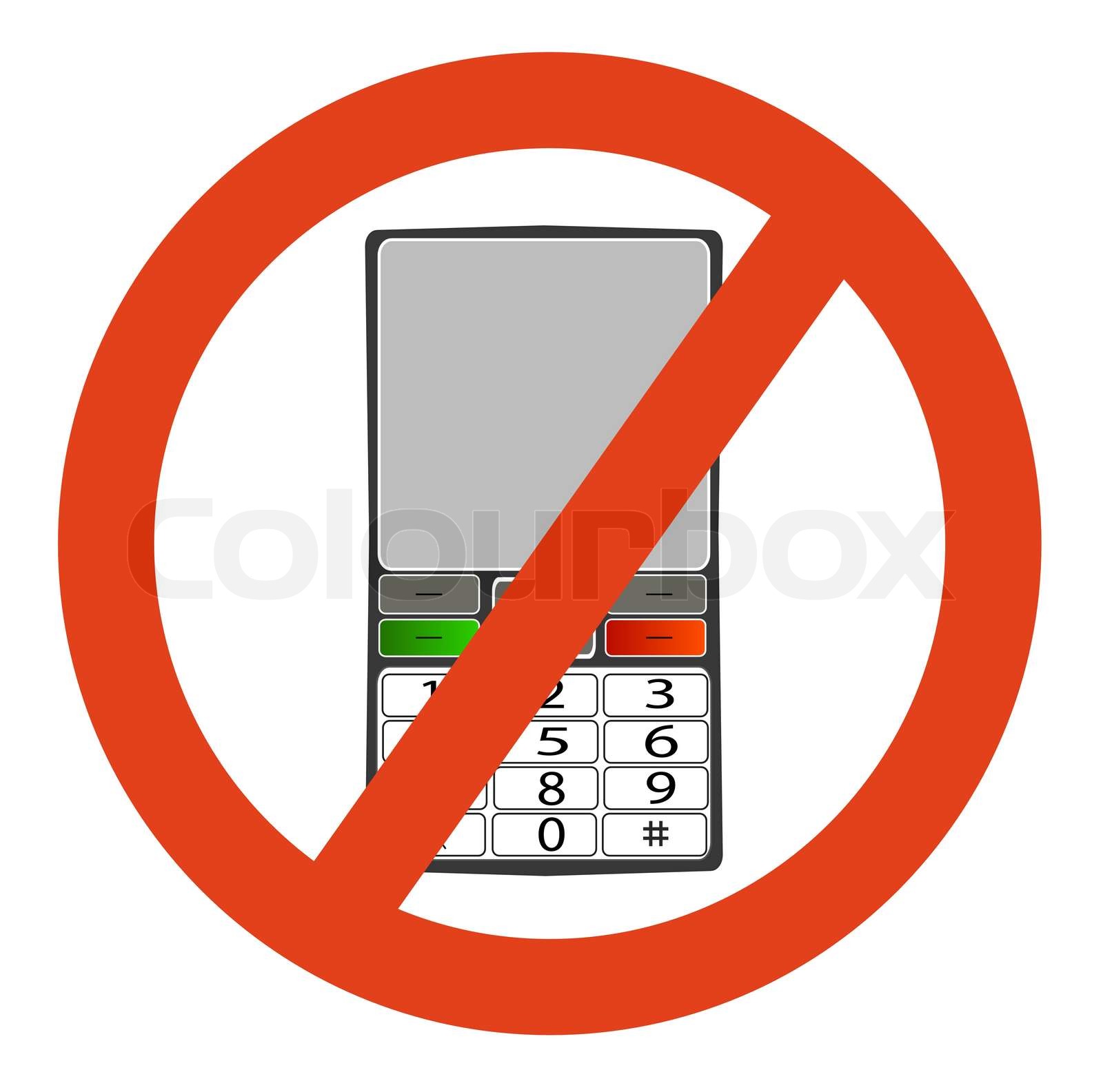 No telephone | Stock vector | Colourbox