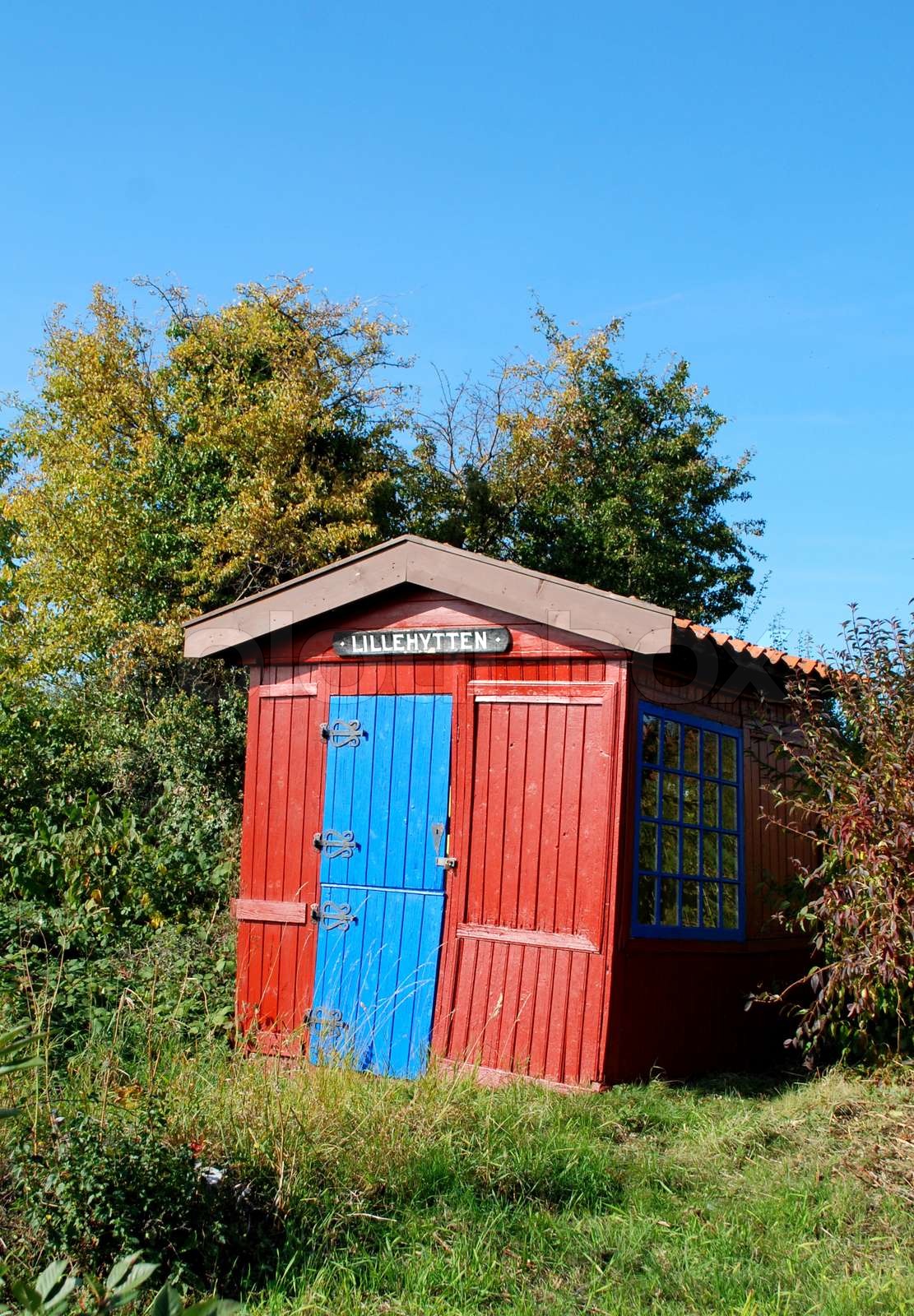 "Little red Shack - Denmark" | Stock image | Colourbox