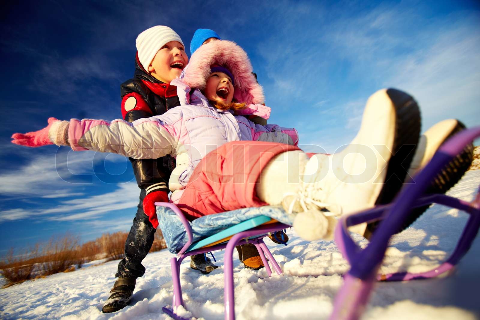 Winter joy | Stock image | Colourbox