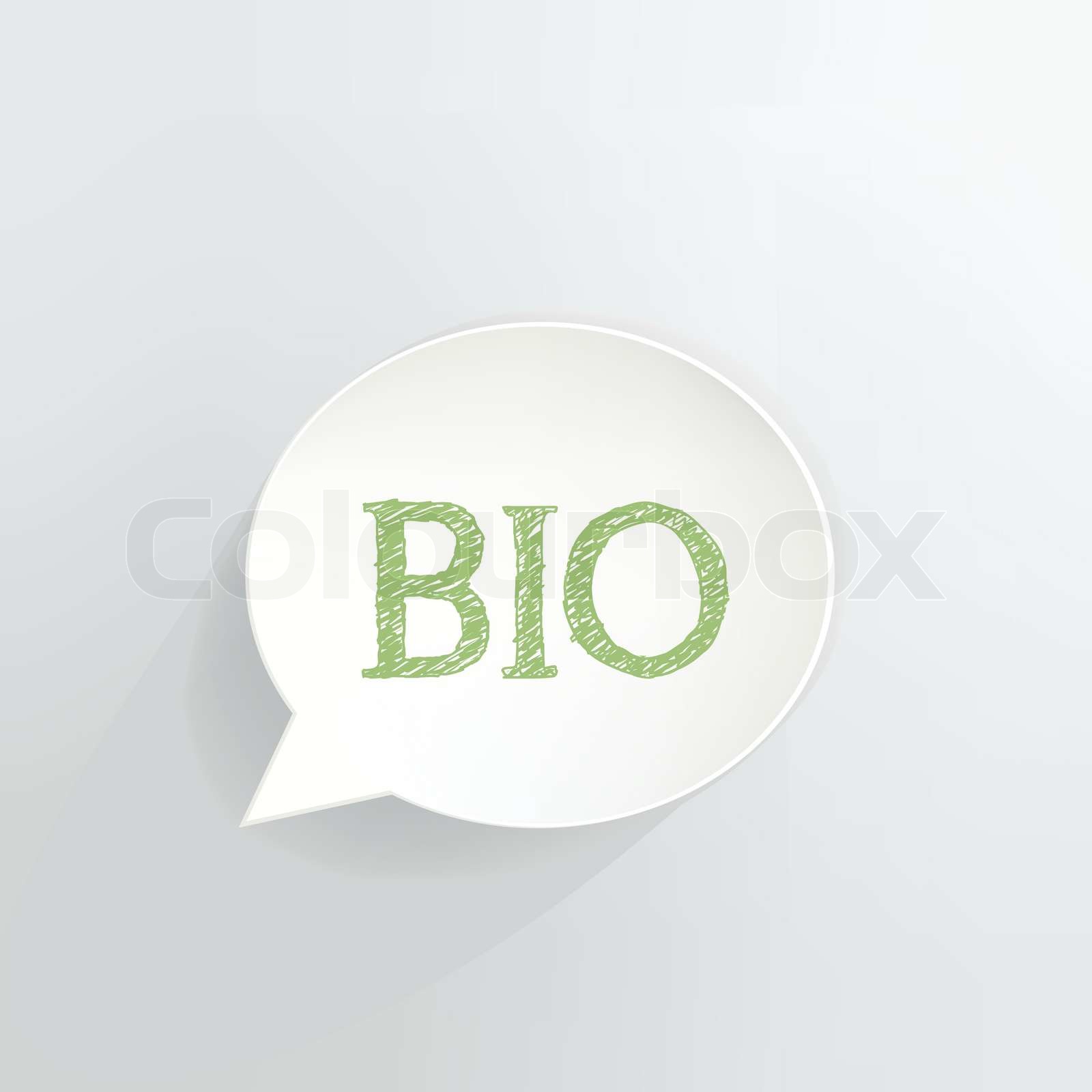 BIO | Stock vector | Colourbox