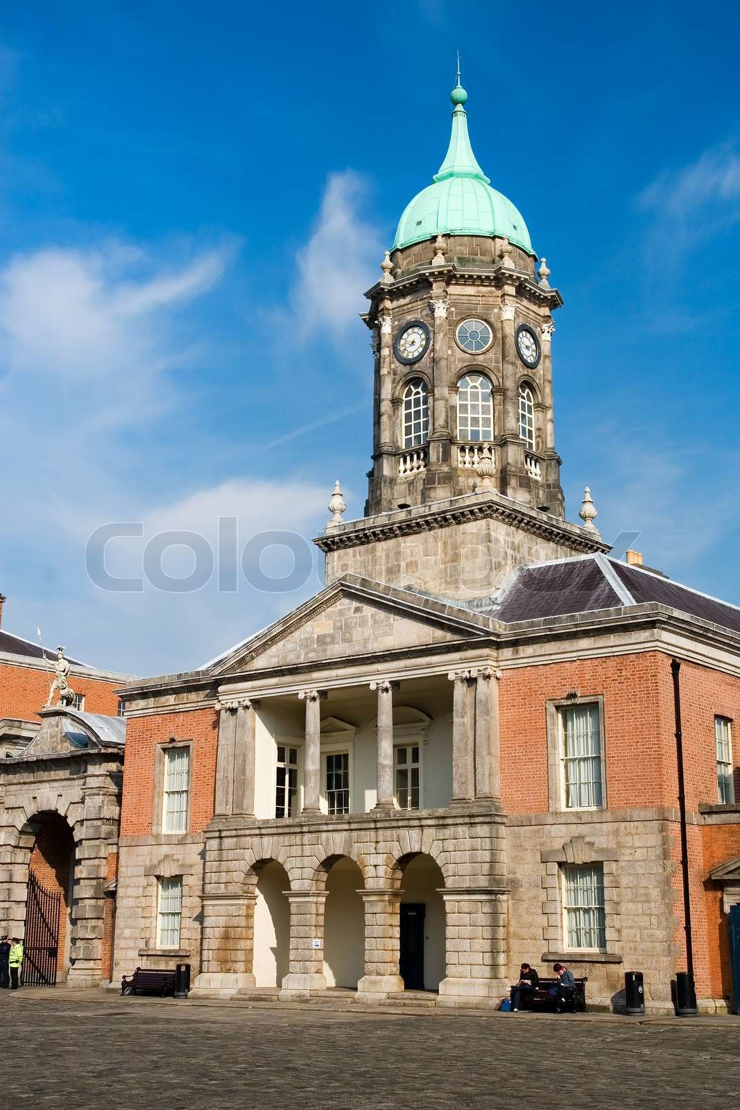 Clocktower in Dublin Castle | Stock image | Colourbox