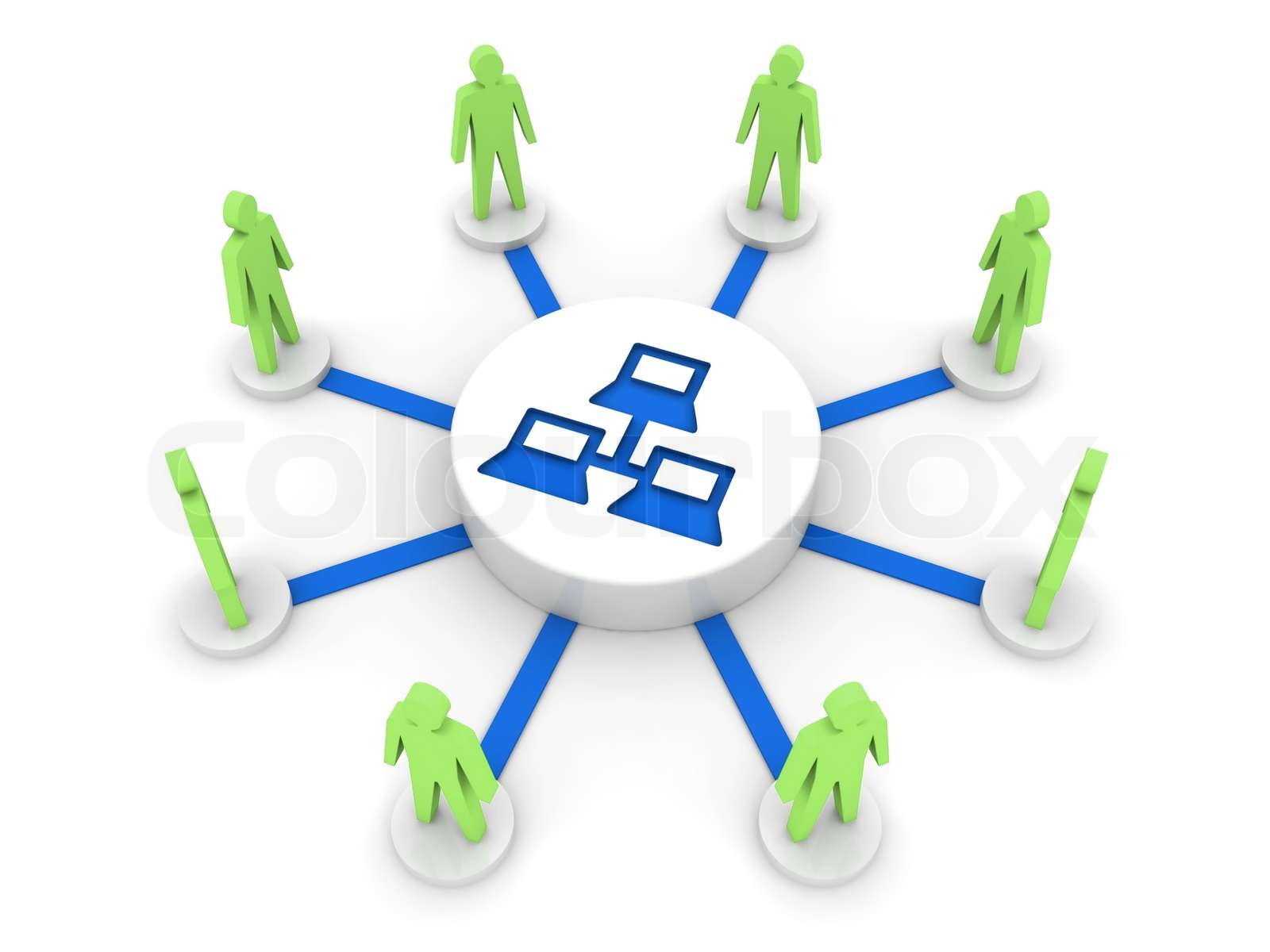 Internet. privates Netzwerk. | Stock Bild | Colourbox