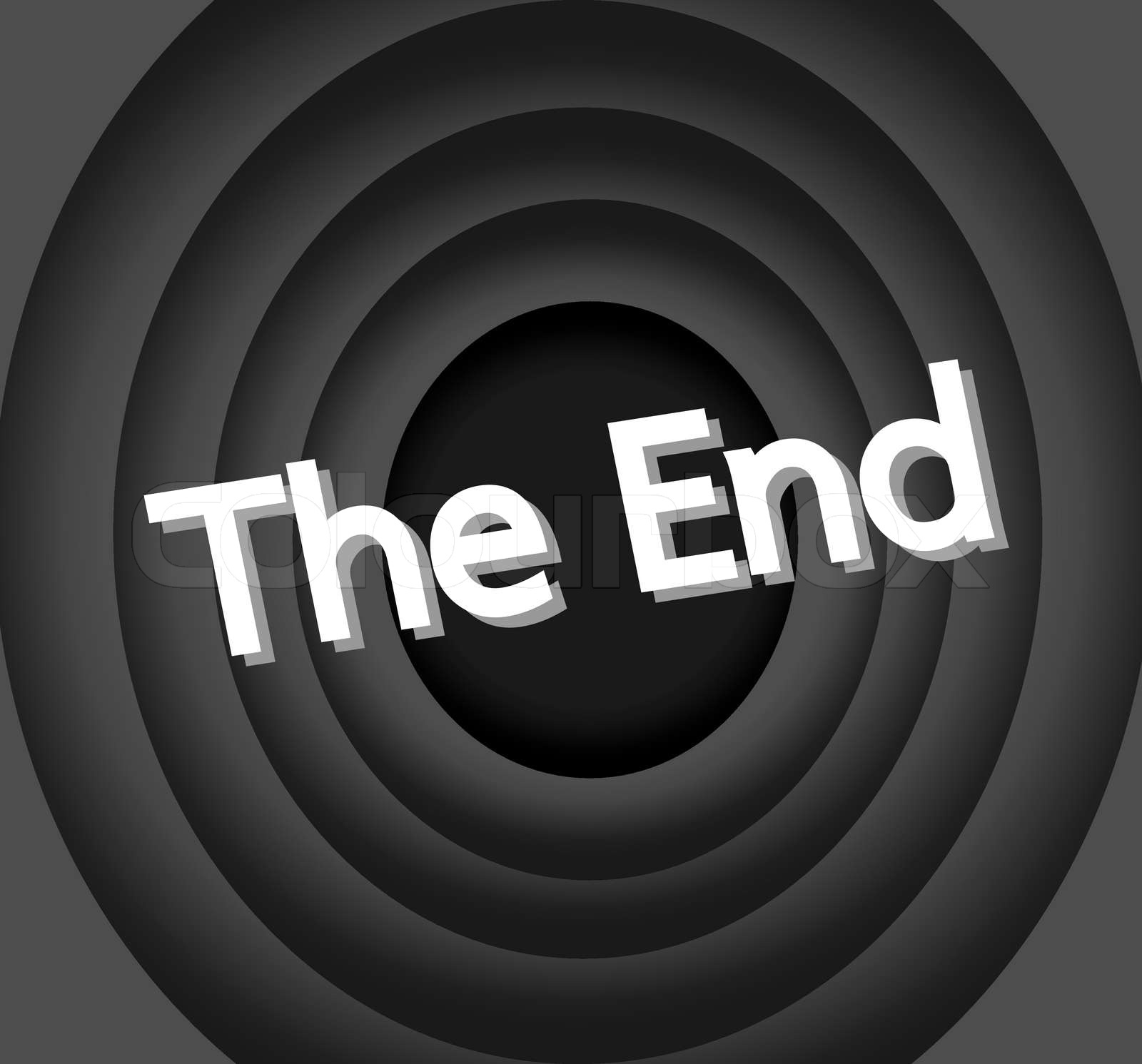 The End Movie | Stock vector | Colourbox