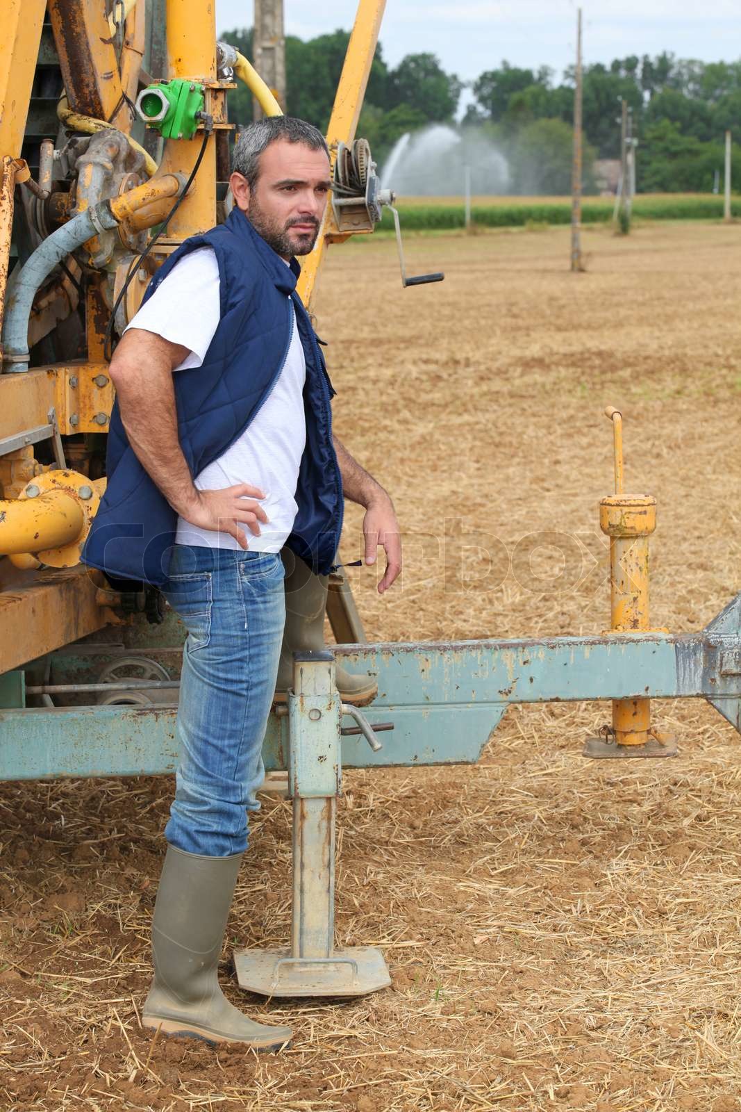 Porträt eines Bauern | Stock Bild | Colourbox