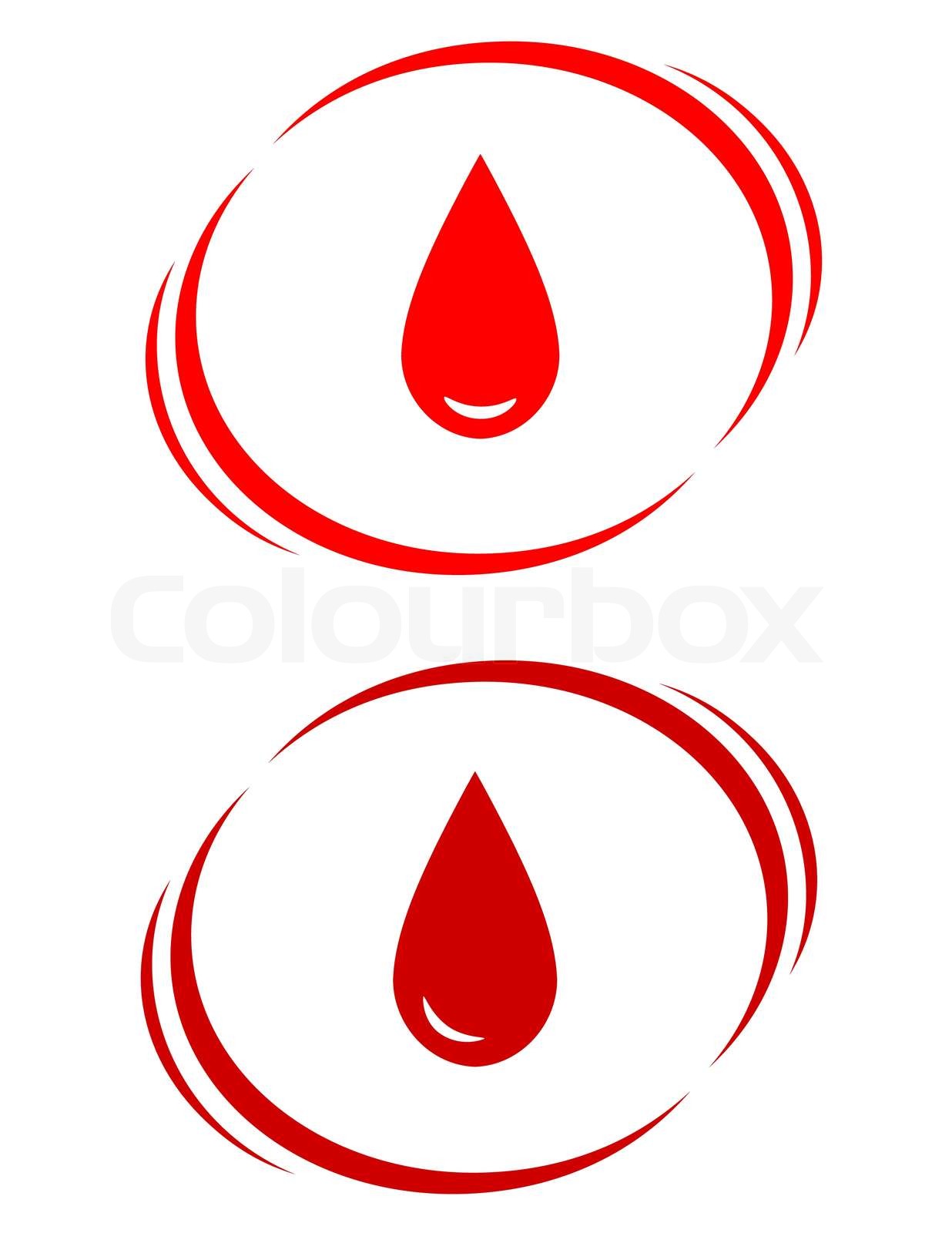 Bluttropfen | Stock-Vektor | Colourbox