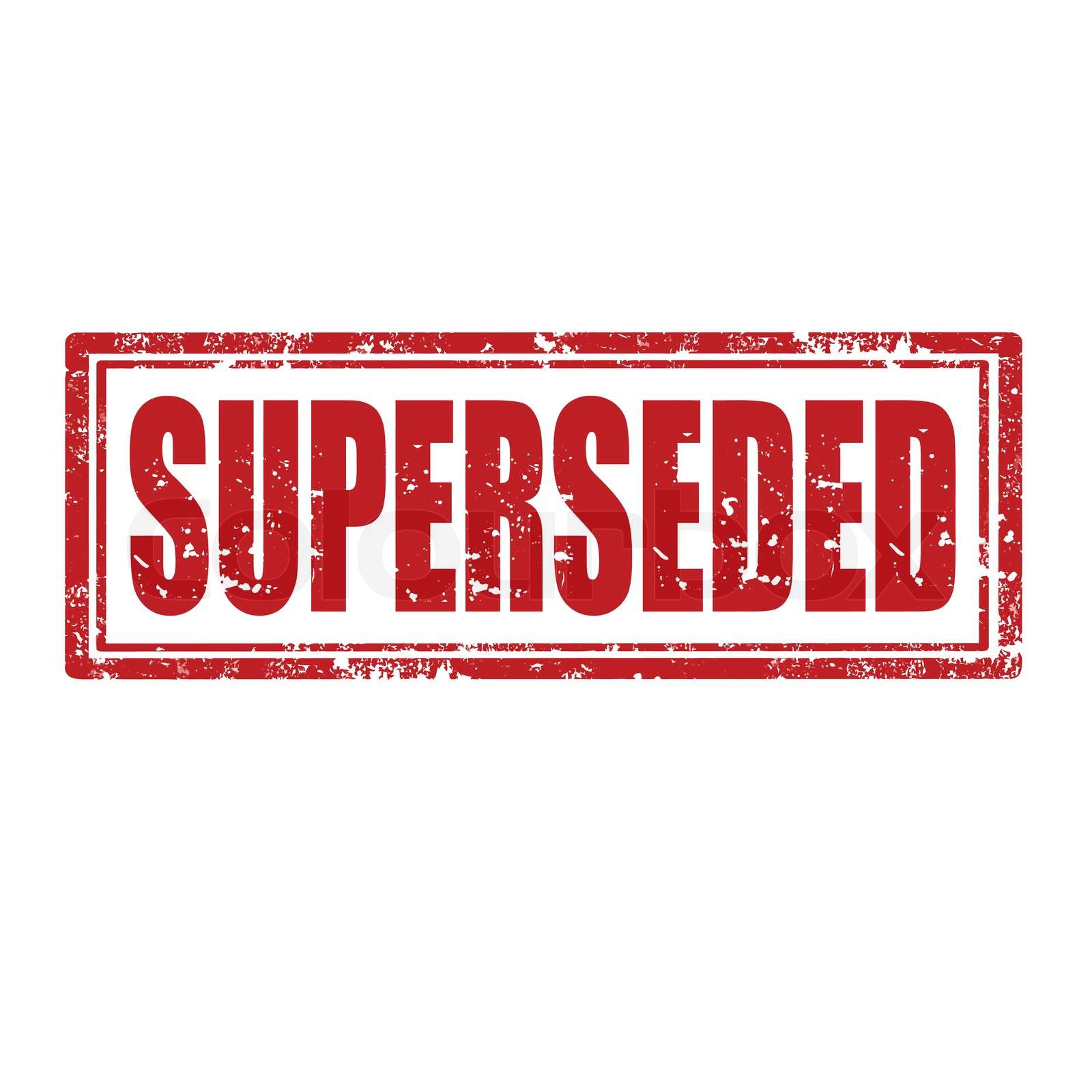 Superseded-stamp | Stock vector | Colourbox