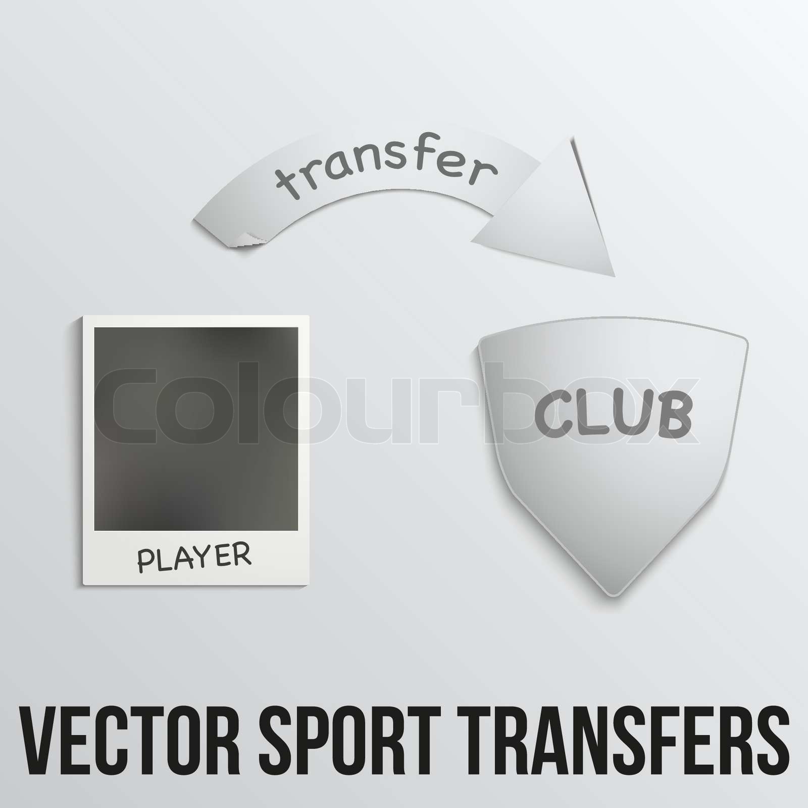 football transfers vector illustration | Stock vector | Colourbox