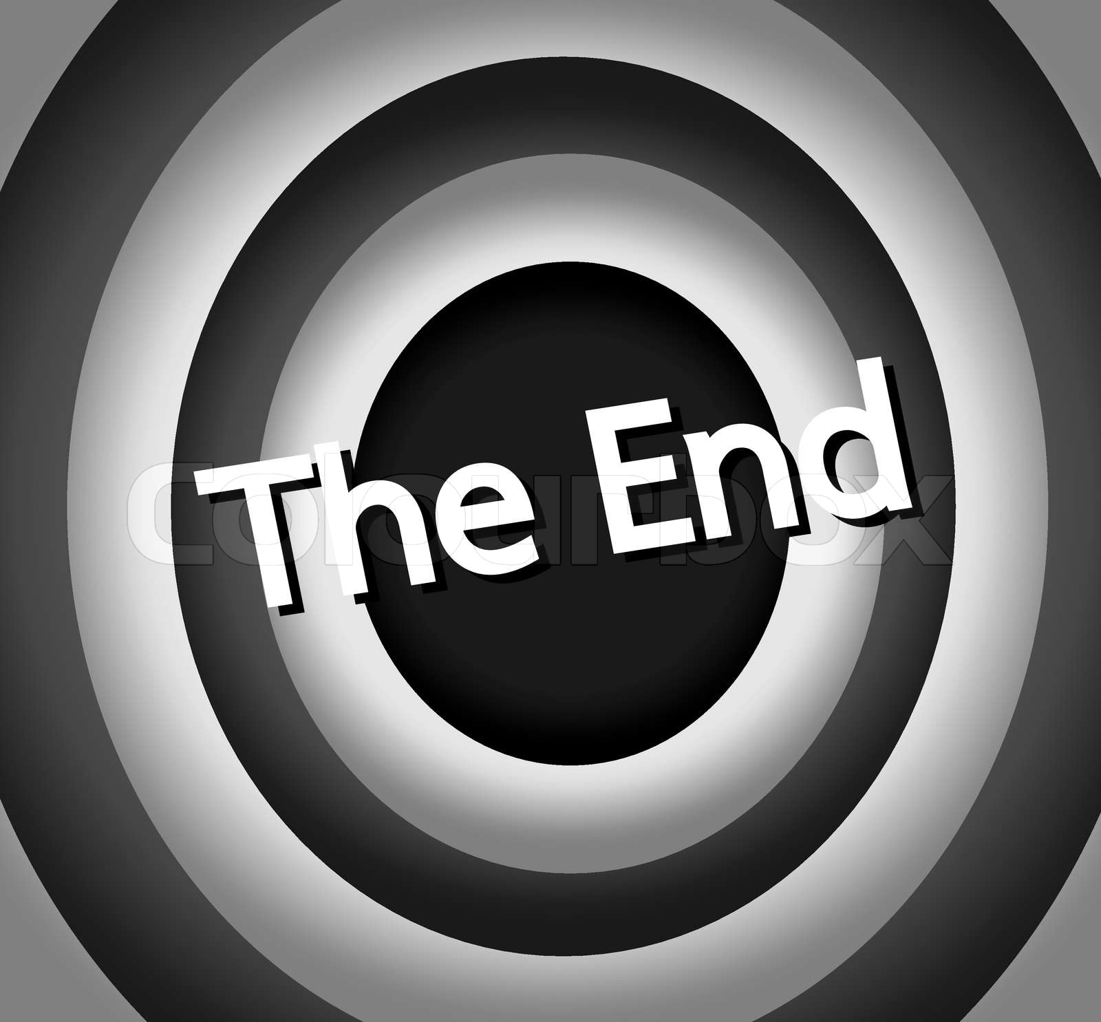 The End Movie | Stock vector | Colourbox