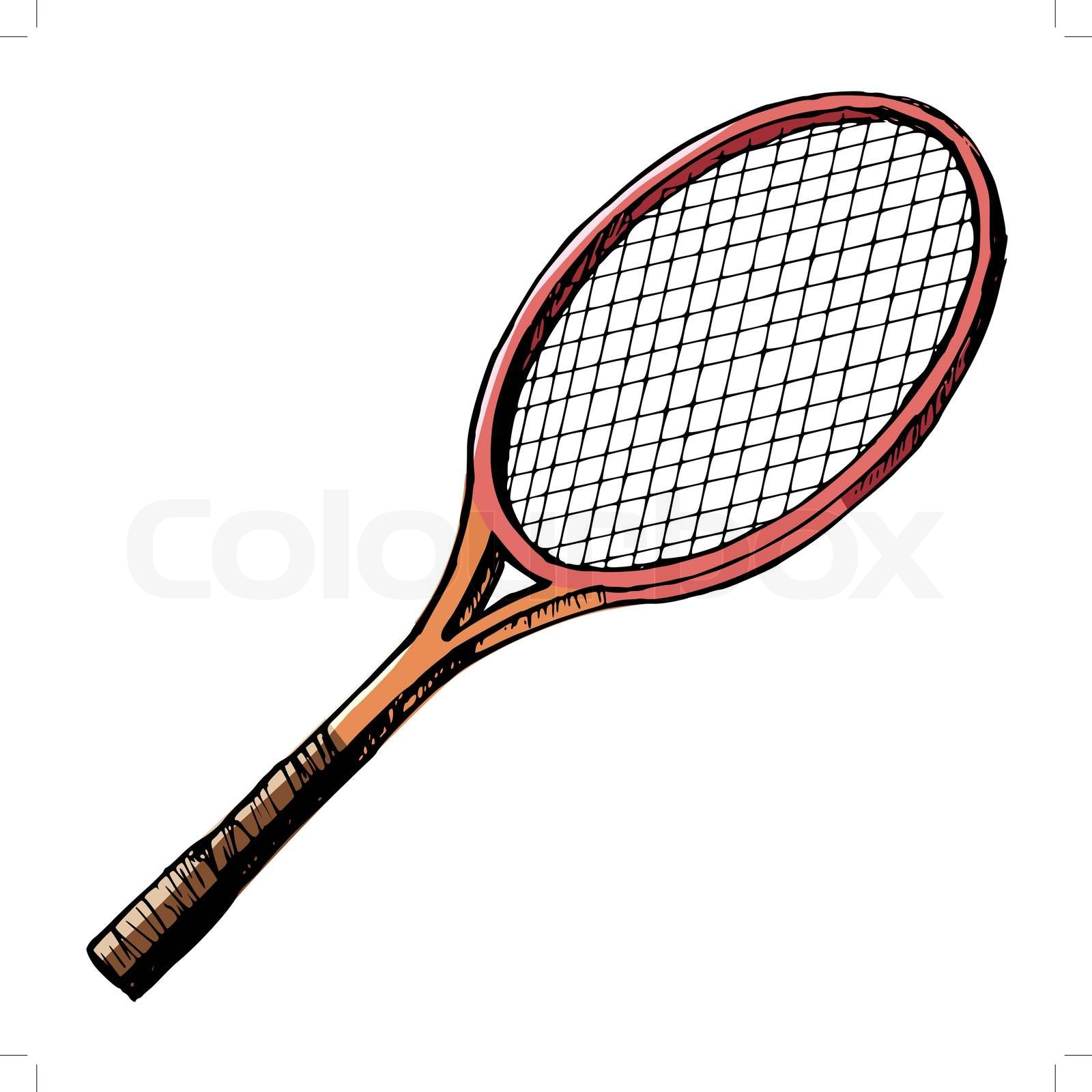 tennis bat | Stock vector | Colourbox