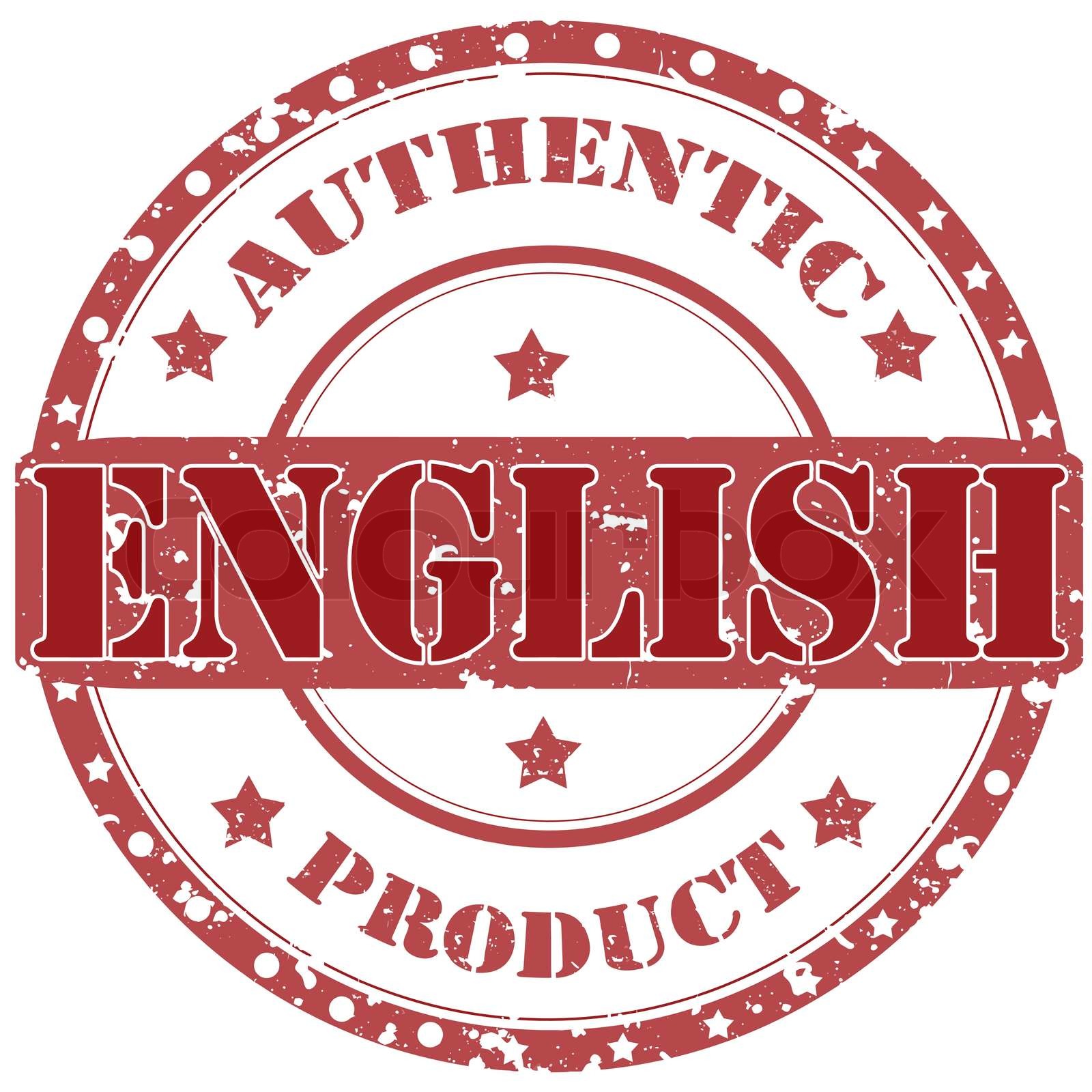 English-stamp | Stock vector | Colourbox