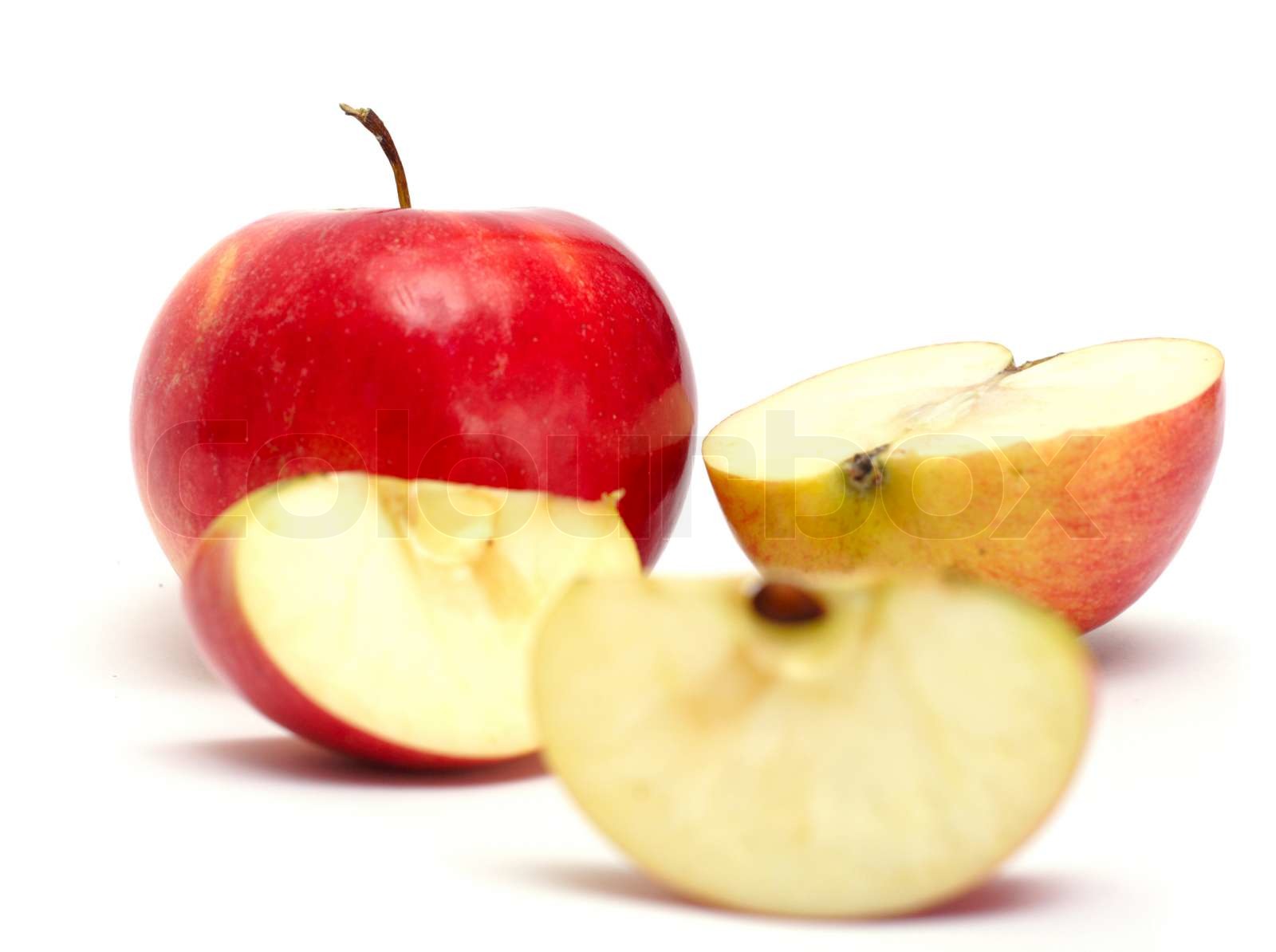 Scheibe des saftigen Apfels | Stock Bild | Colourbox