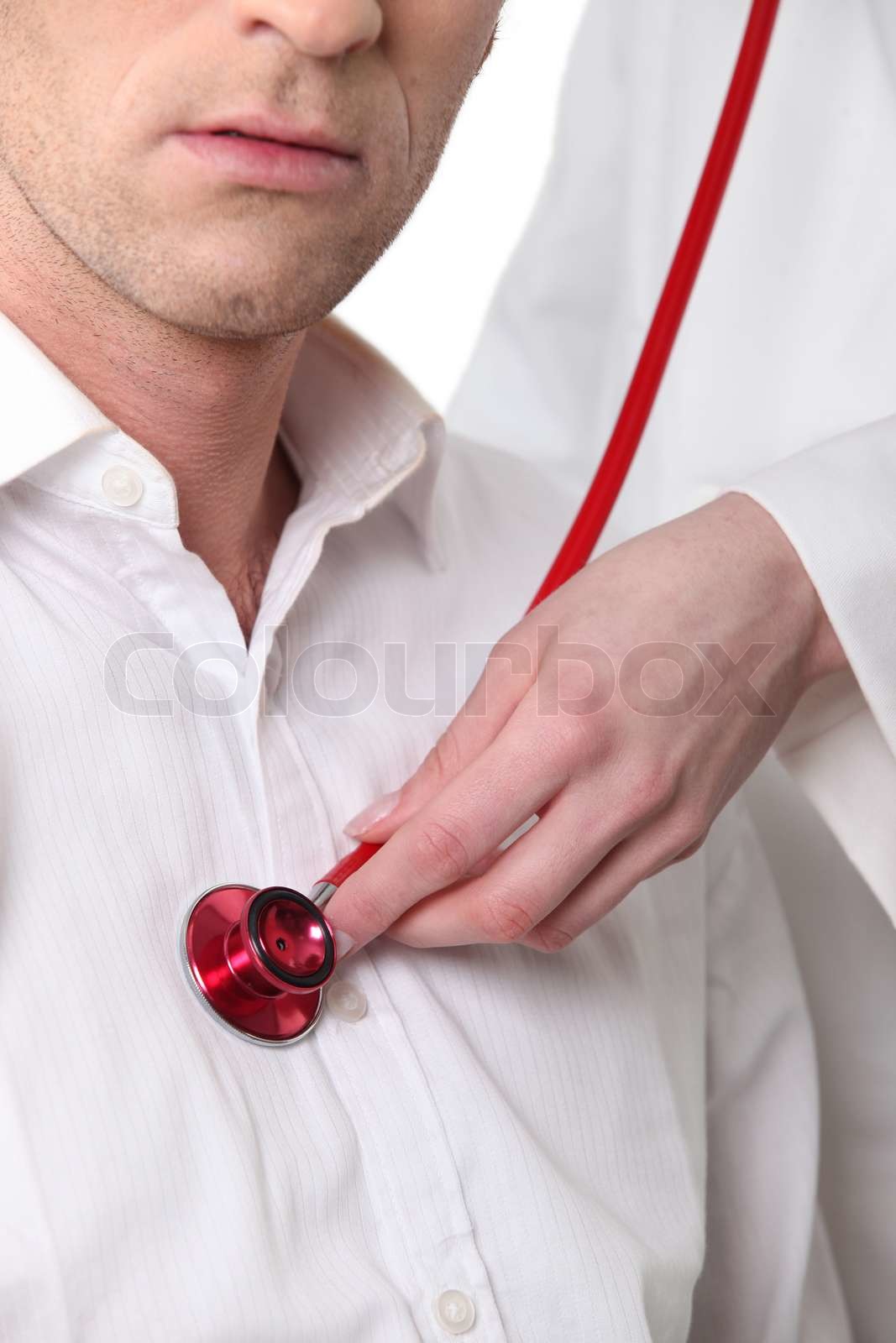 Auskultation des Herzens | Stock Bild | Colourbox