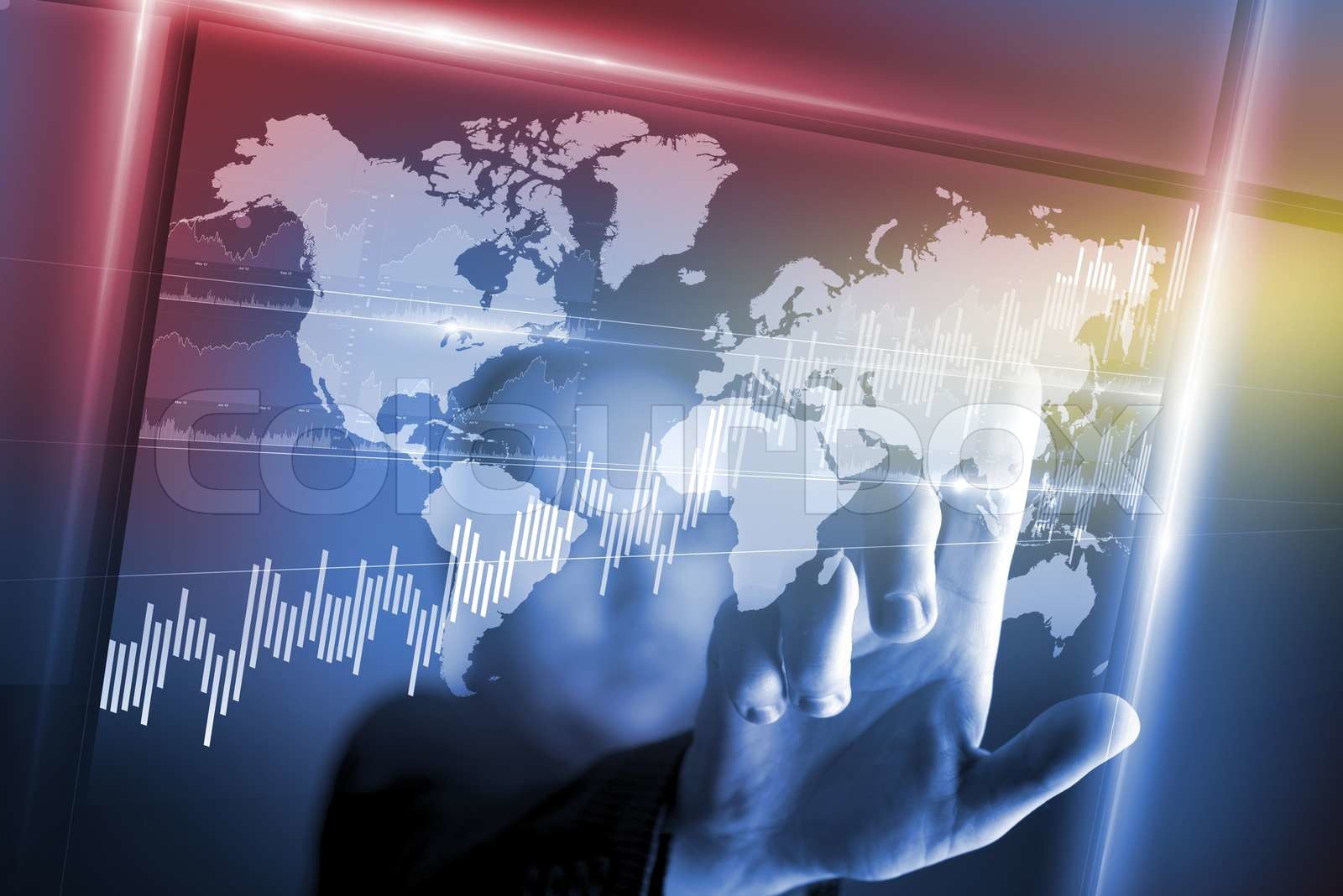 Virtual Screen Technology | Stock image | Colourbox