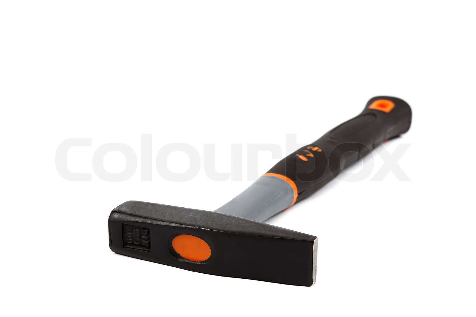 moderne Hammer isoliert auf weiss. | Stock Bild | Colourbox