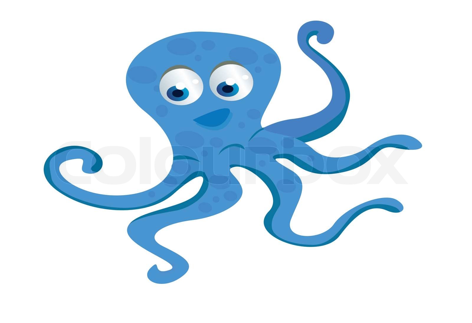 octopus cartoon | Stock vector | Colourbox