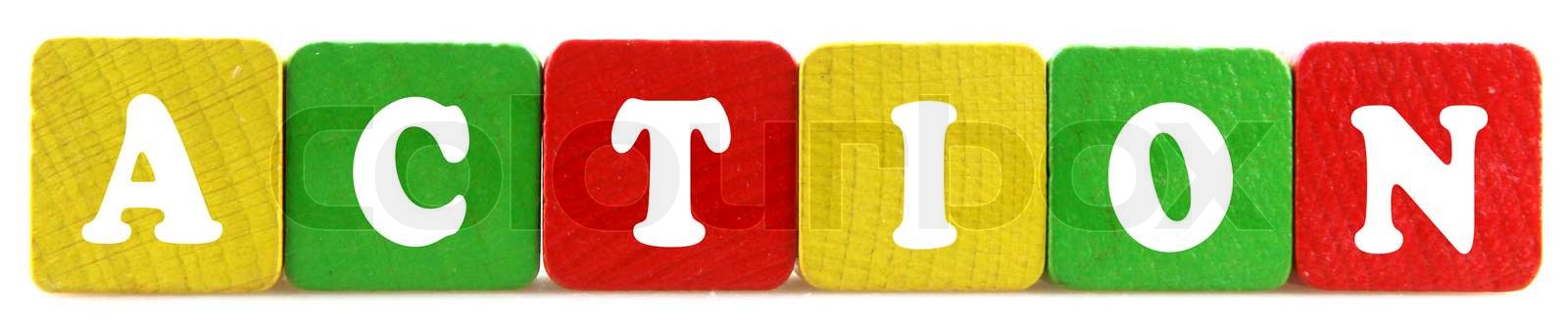 Aktion-Konzept | Stock Bild | Colourbox