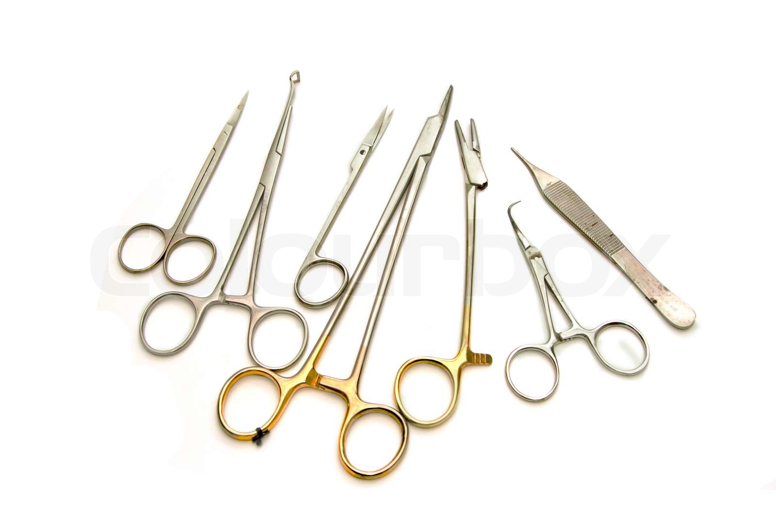 broken surgical instruments | Stock image | Colourbox