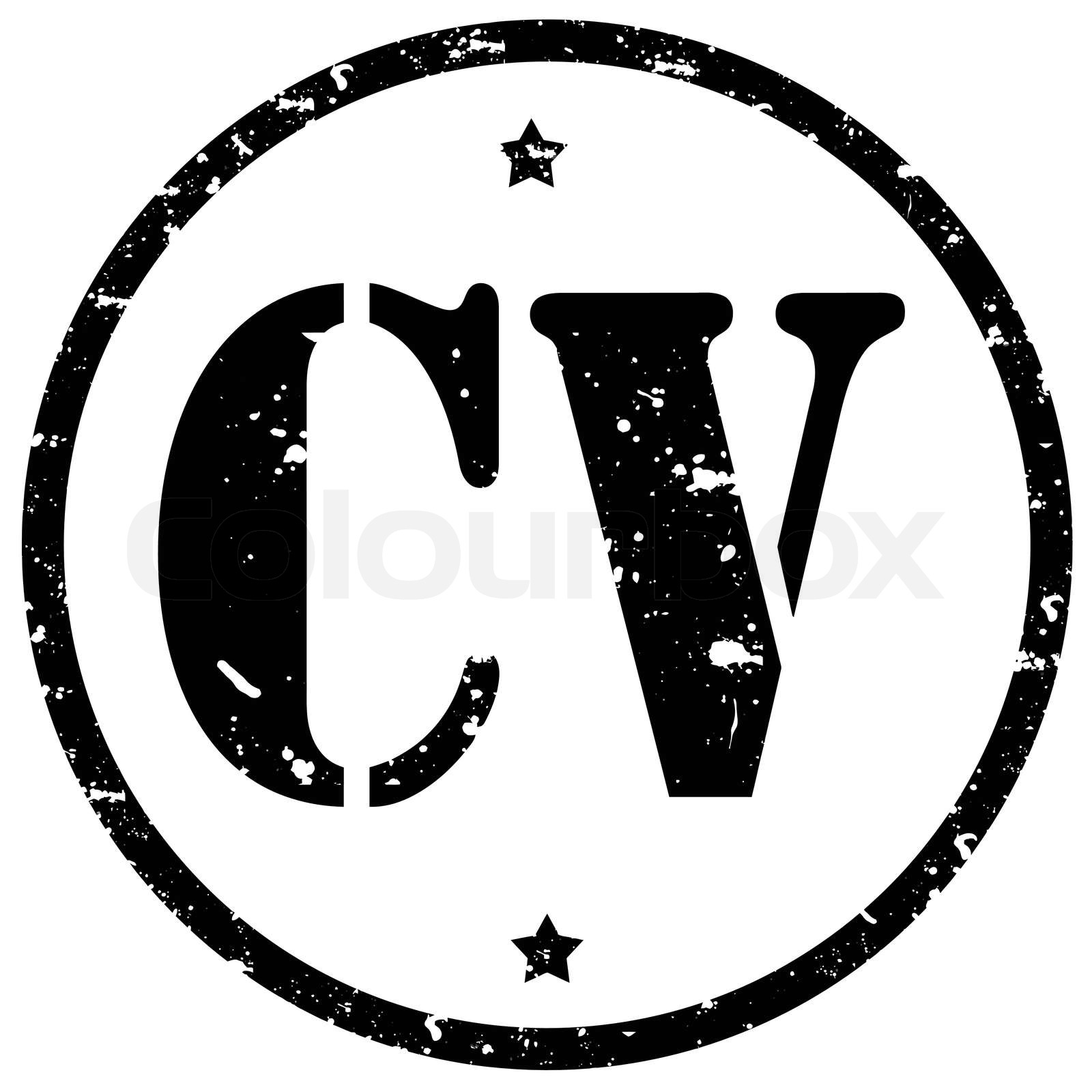 Curriculum Vitae-stamp | Stock vector | Colourbox