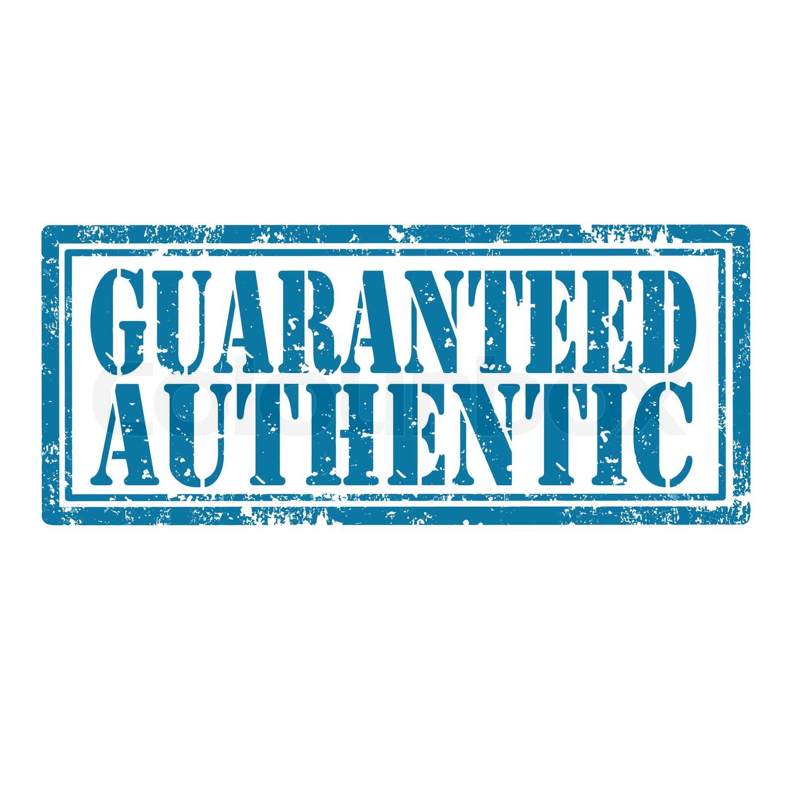 Guaranteed Authentic-stamp | Stock vector | Colourbox