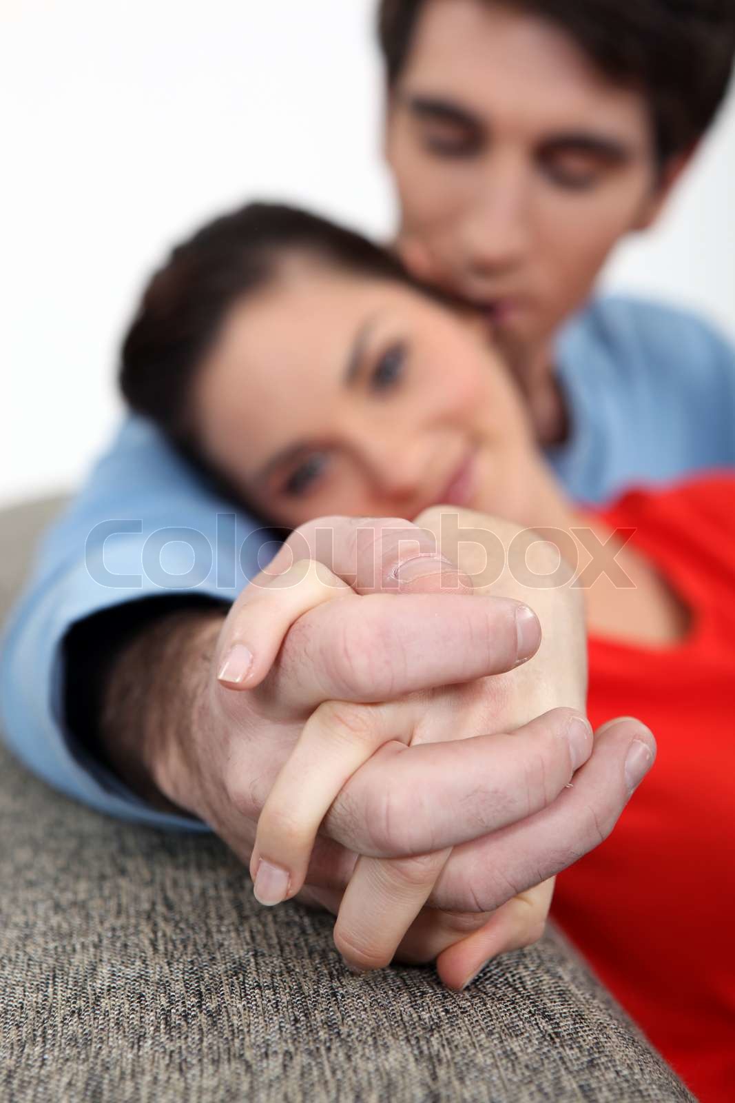 paar Hand in Hand | Stock Bild | Colourbox