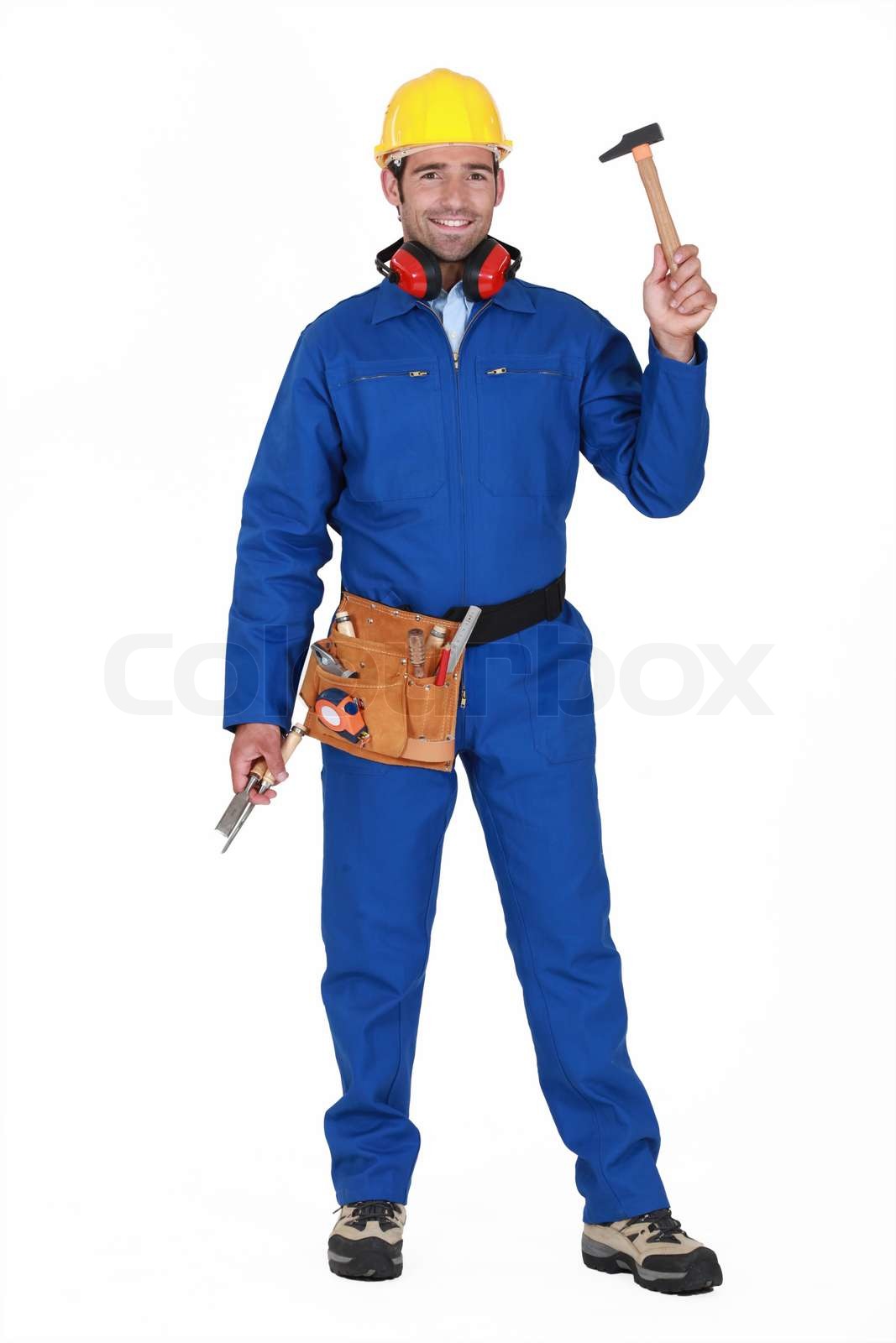 Handwerker mit Extras | Stock Bild | Colourbox