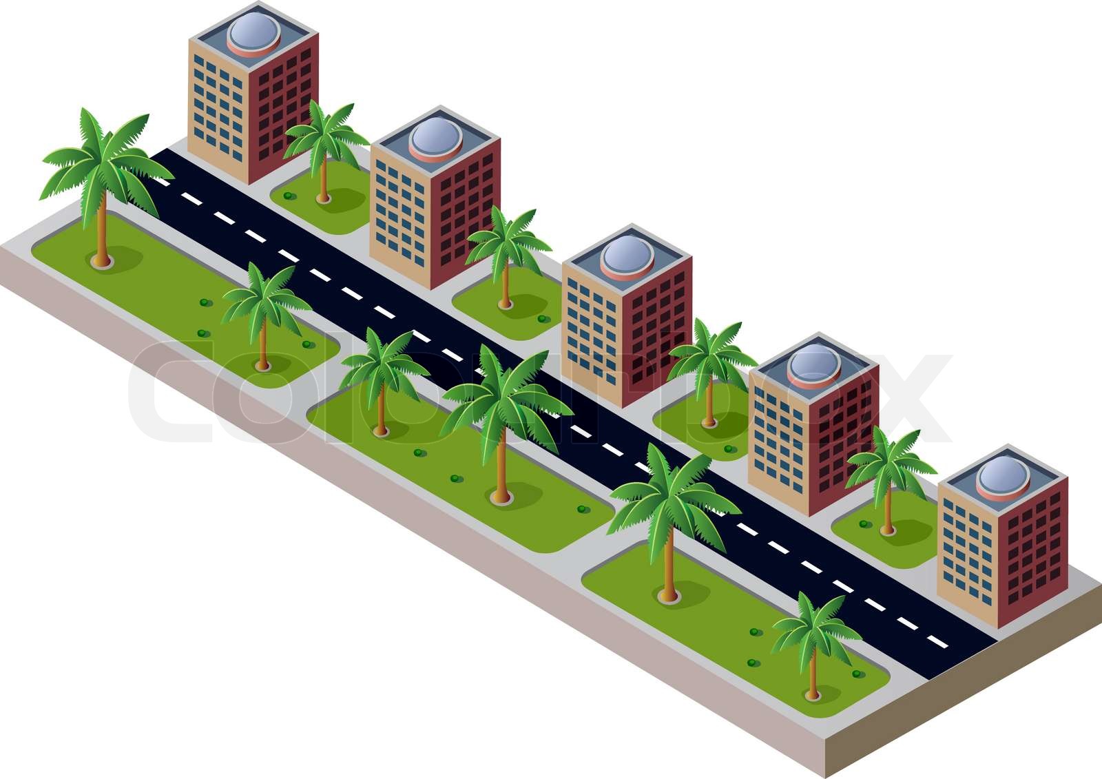 urban landscape | Stock vector | Colourbox