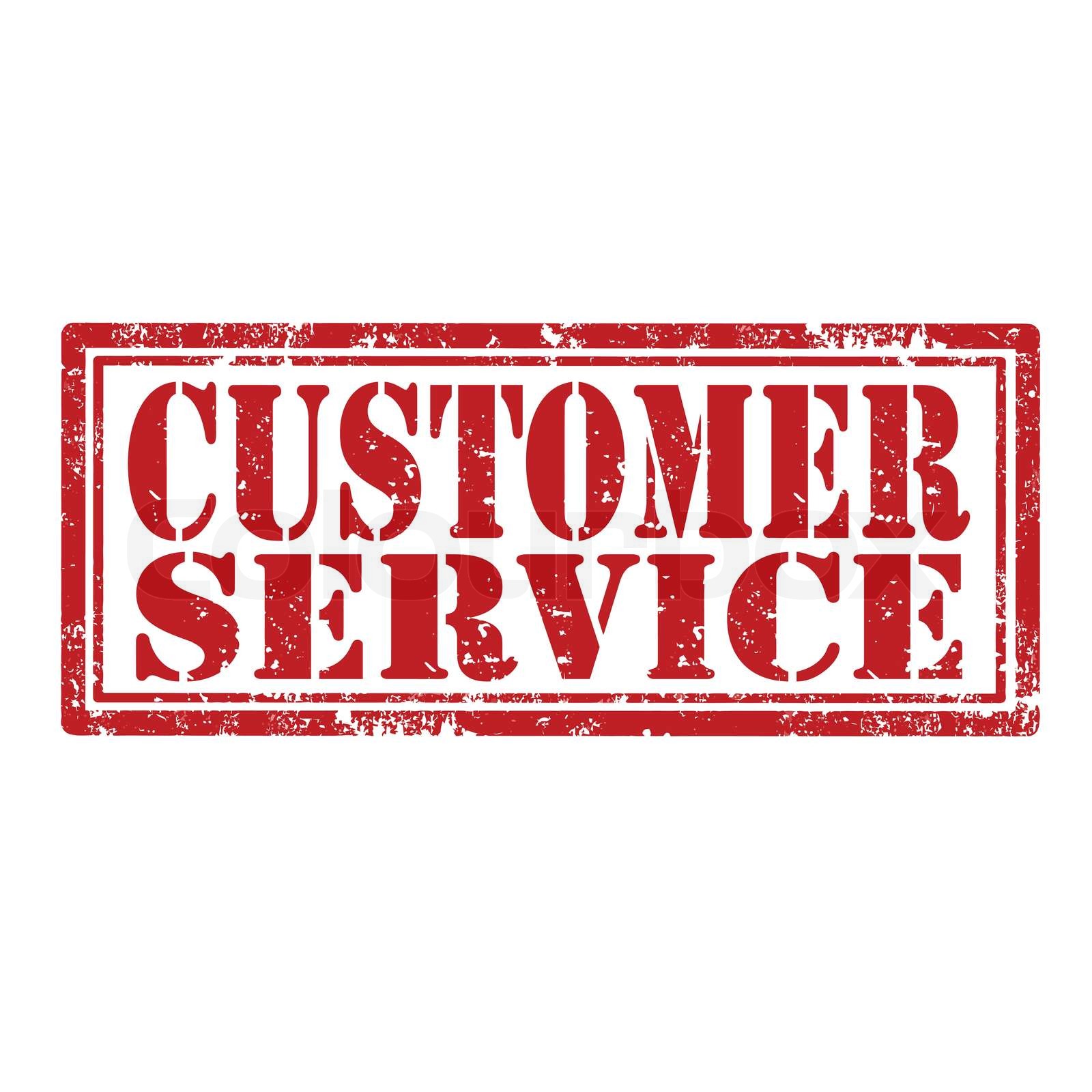 Customer Service-stamp | Stock vector | Colourbox