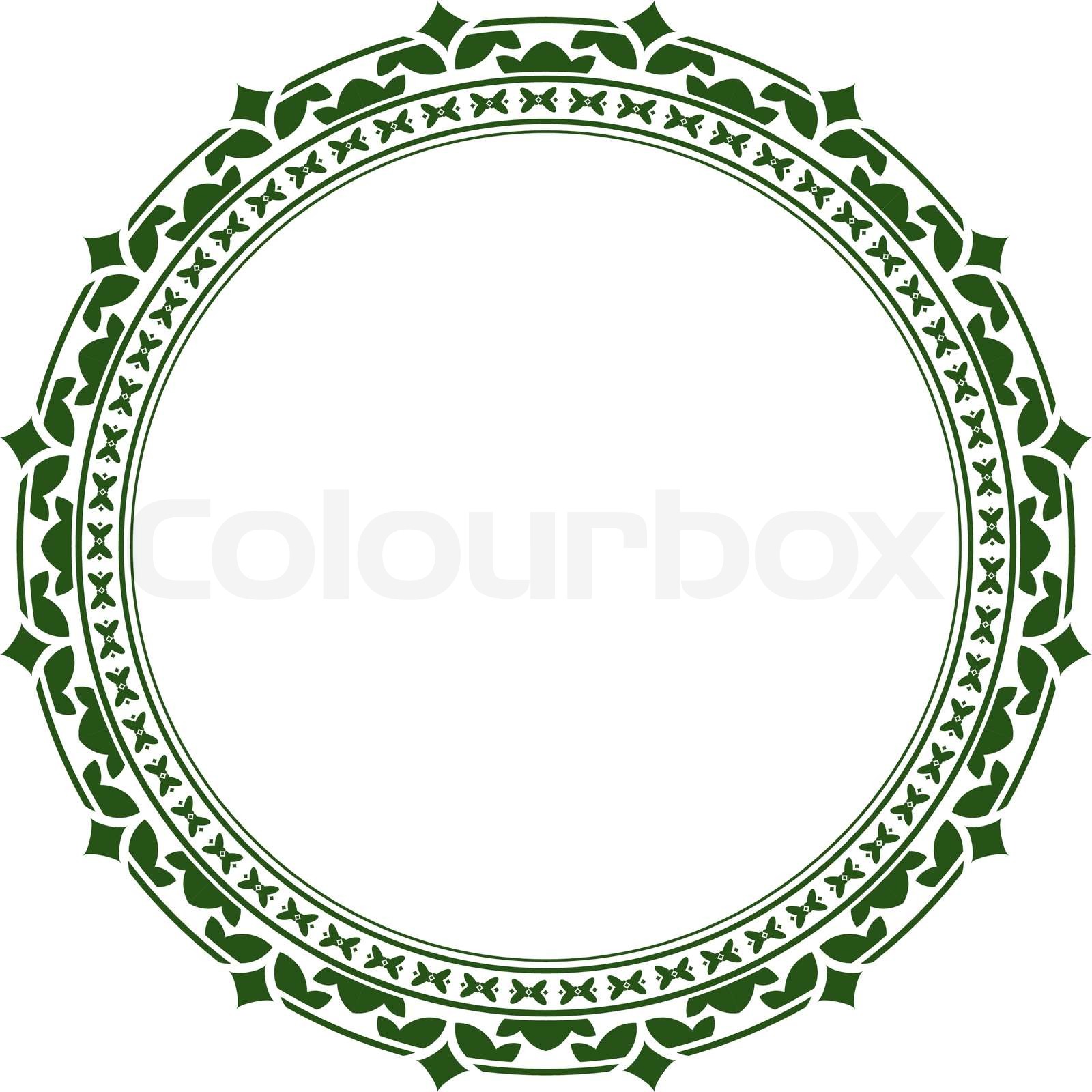 rund, mønster, illustration | Stock vektor | Colourbox