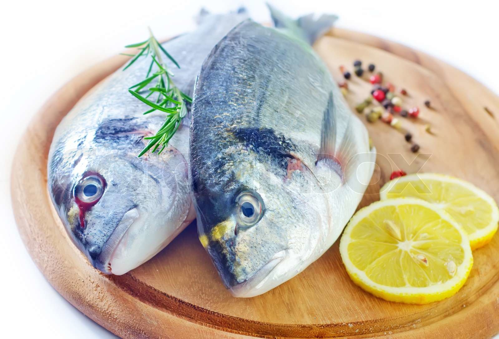 raw fish | Stock image | Colourbox