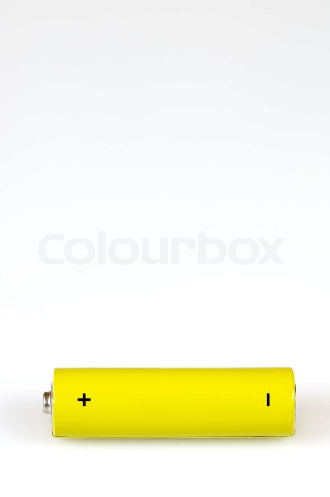 yellow battery | Stock image | Colourbox