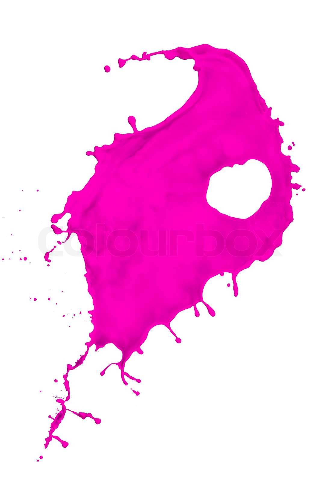 magenta paint splash | Stock image | Colourbox