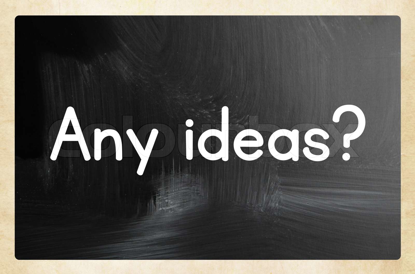 any ideas concept | Stock image | Colourbox