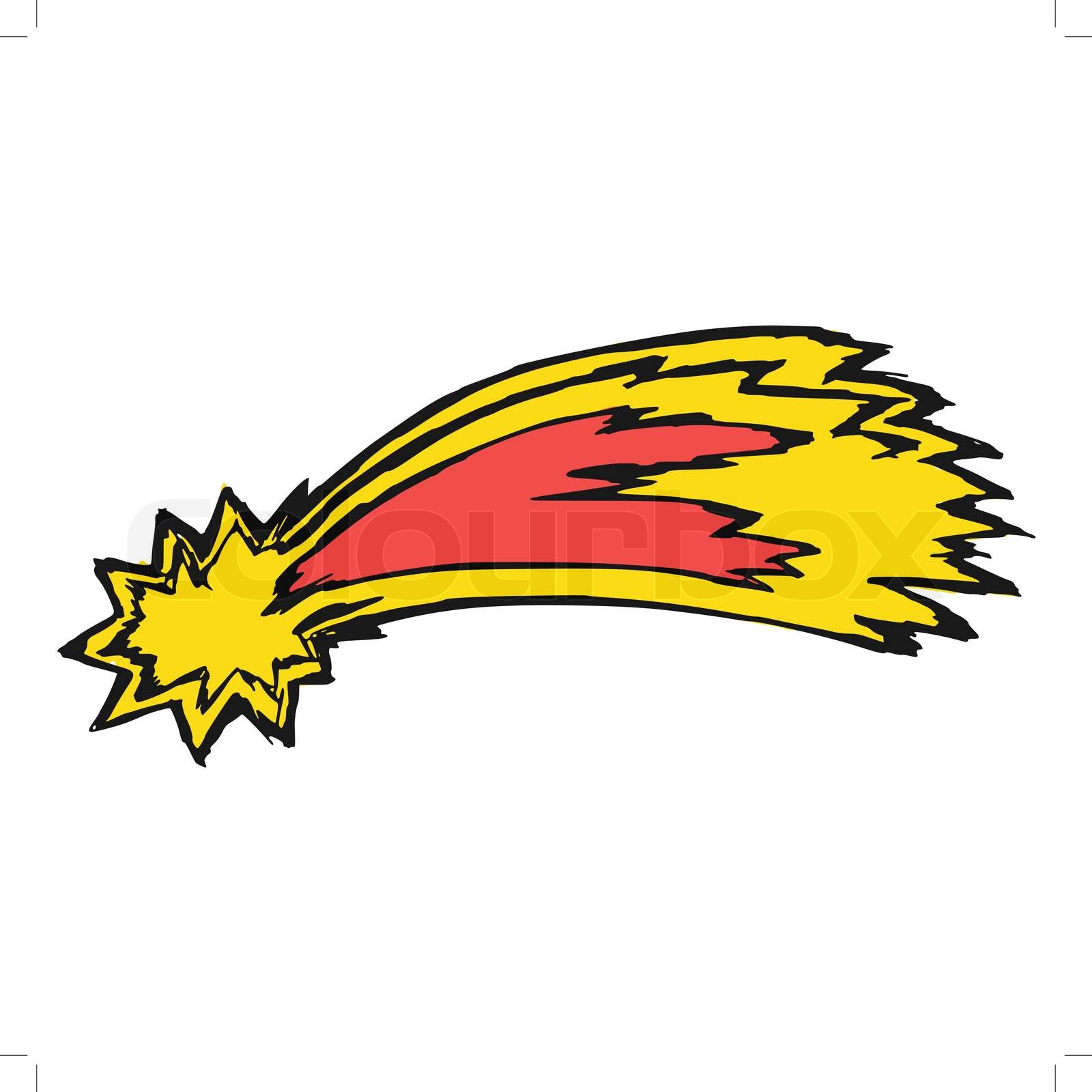 comet | Stock vector | Colourbox