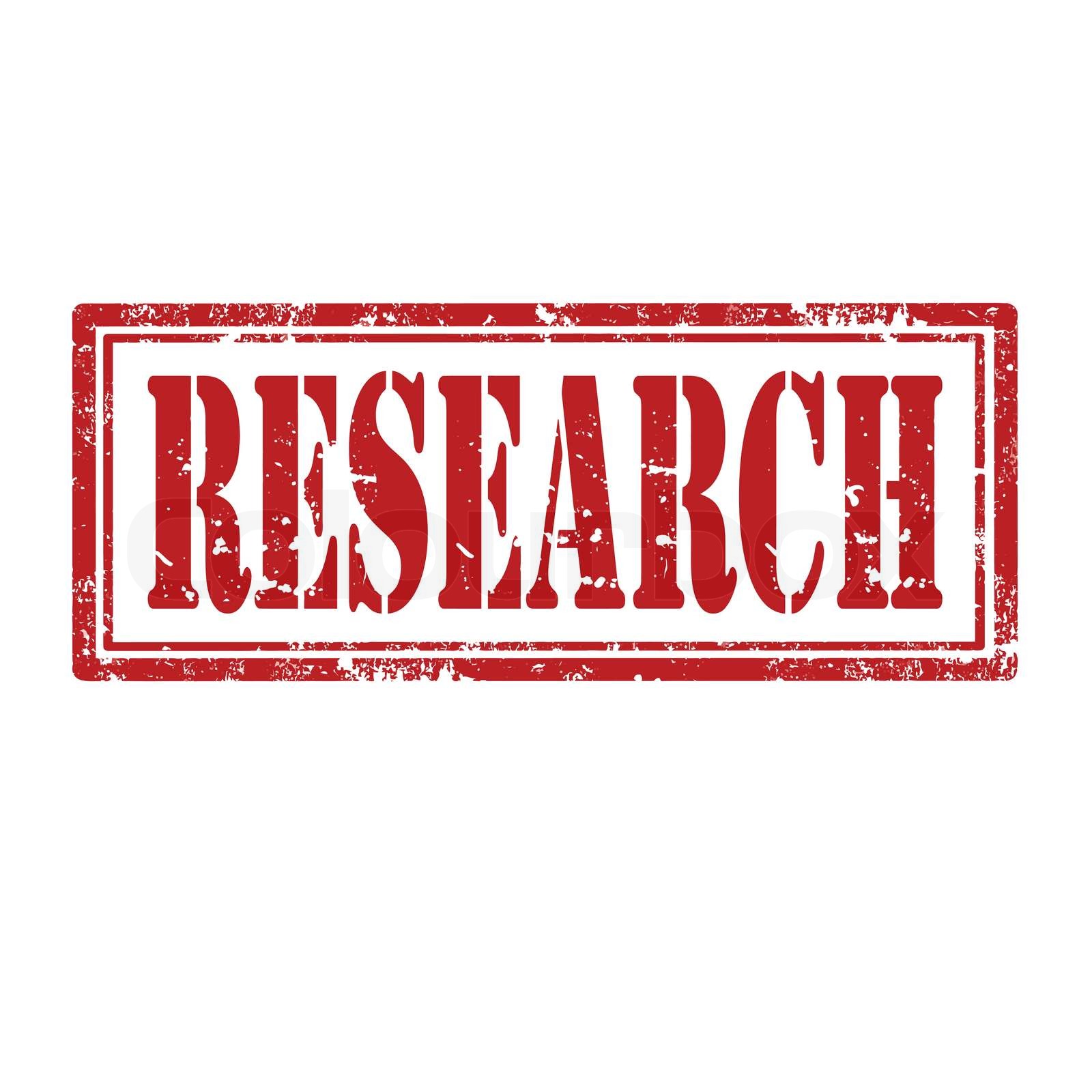 Research-stamp | Stock vector | Colourbox